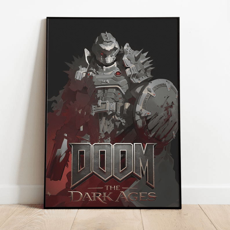 Doom The Dark Ages Video Game Poster Room Wall Art Print, Ver 5 ...
