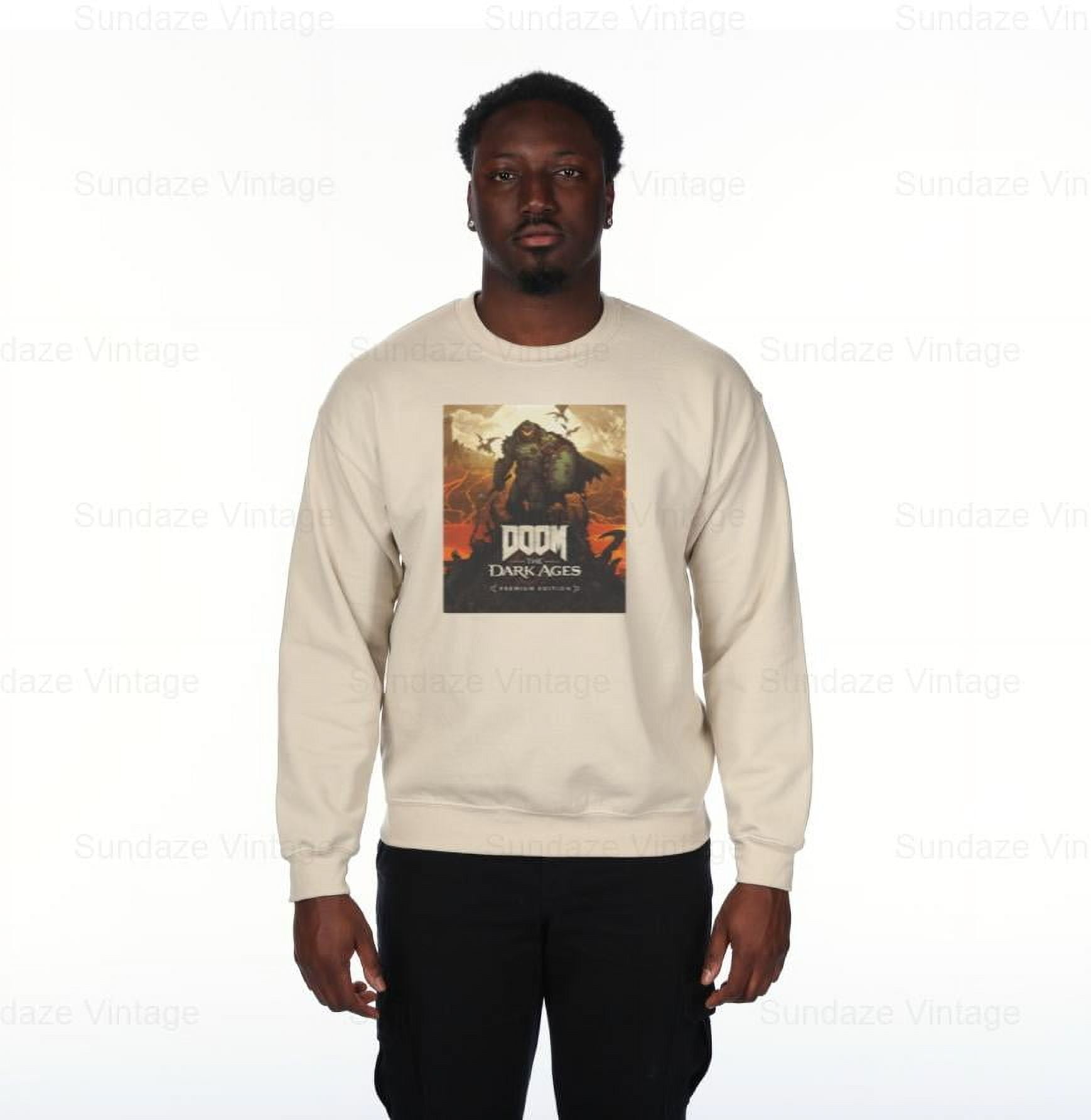 Doom The Dark Ages Video Game Retro Gaming Medieval Fantasy Sweatshirt ...