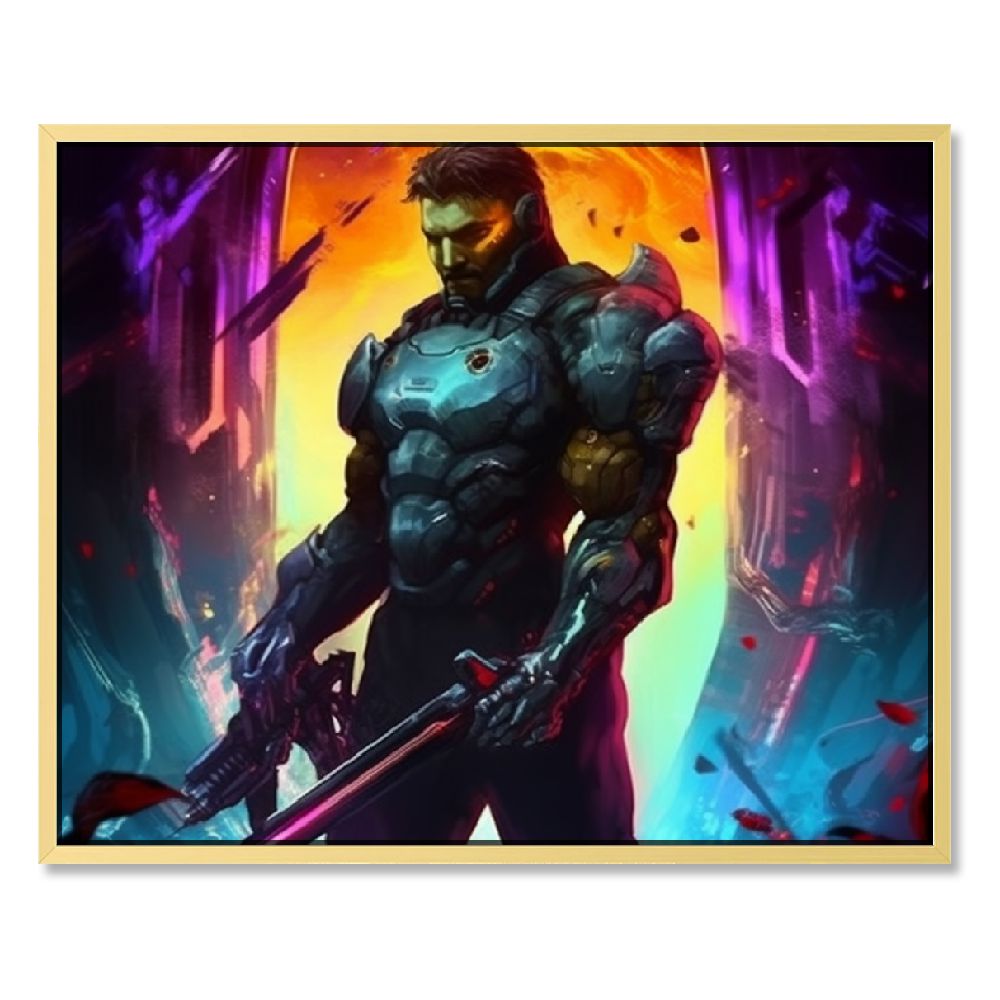 Doomguy Vintage Look Metal Sign for Bar Man Cave Garage Bedroom Home ...