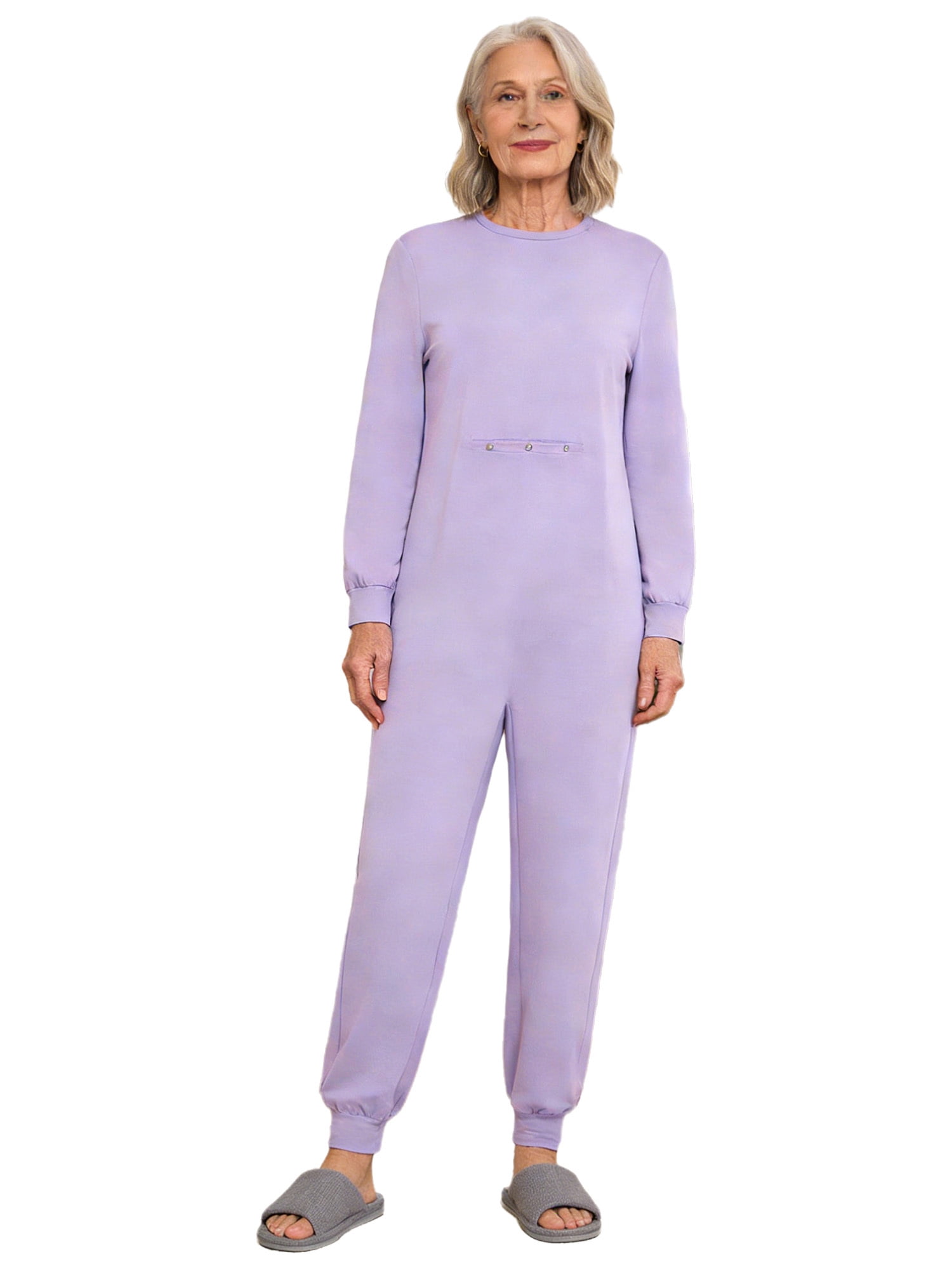 Doomiva Adaptive Clothing for Women Long Sleeve Nursing Rompers for ...