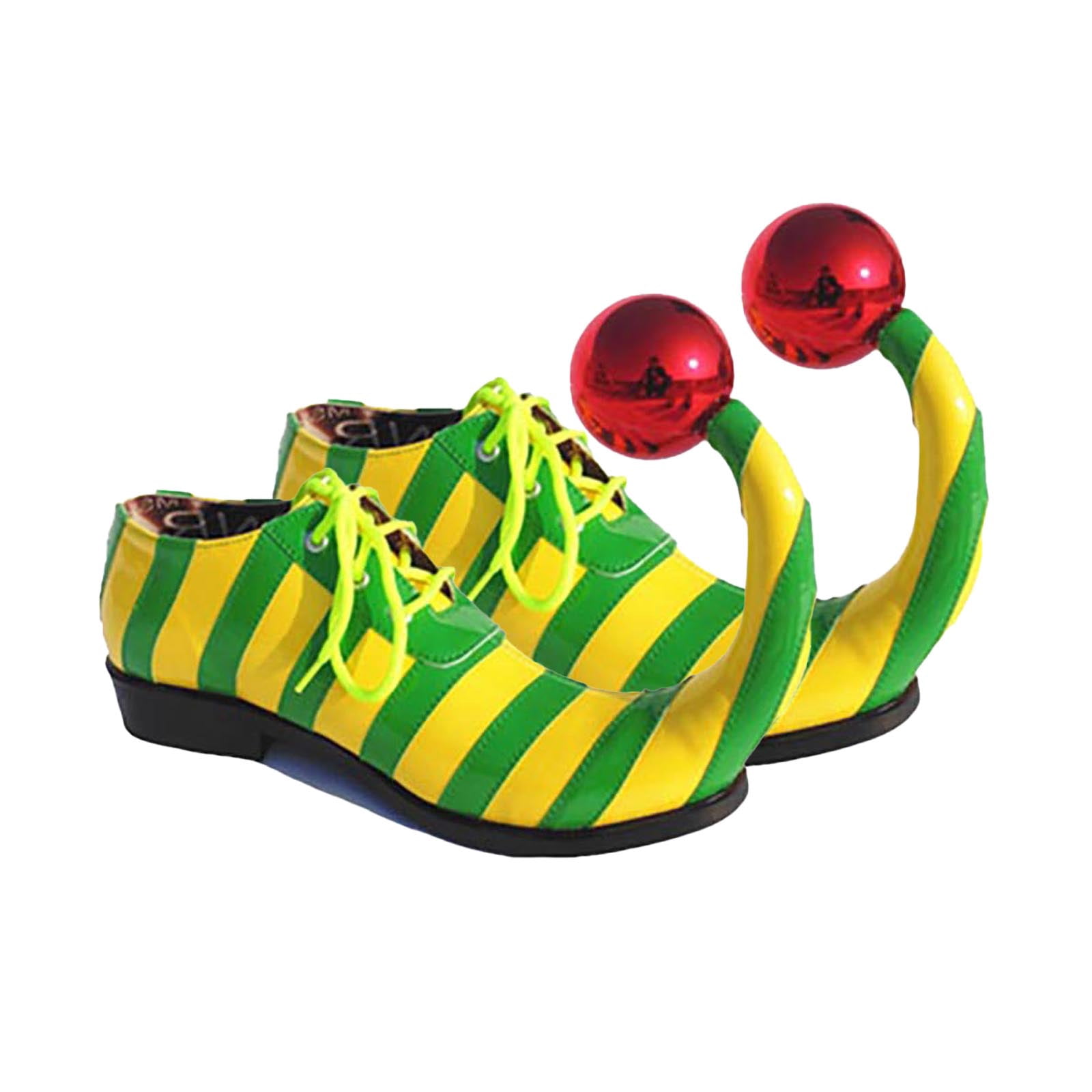 Doomiva Adult Clown Shoes Funny PU Leather Circuss Shoes Clown ...