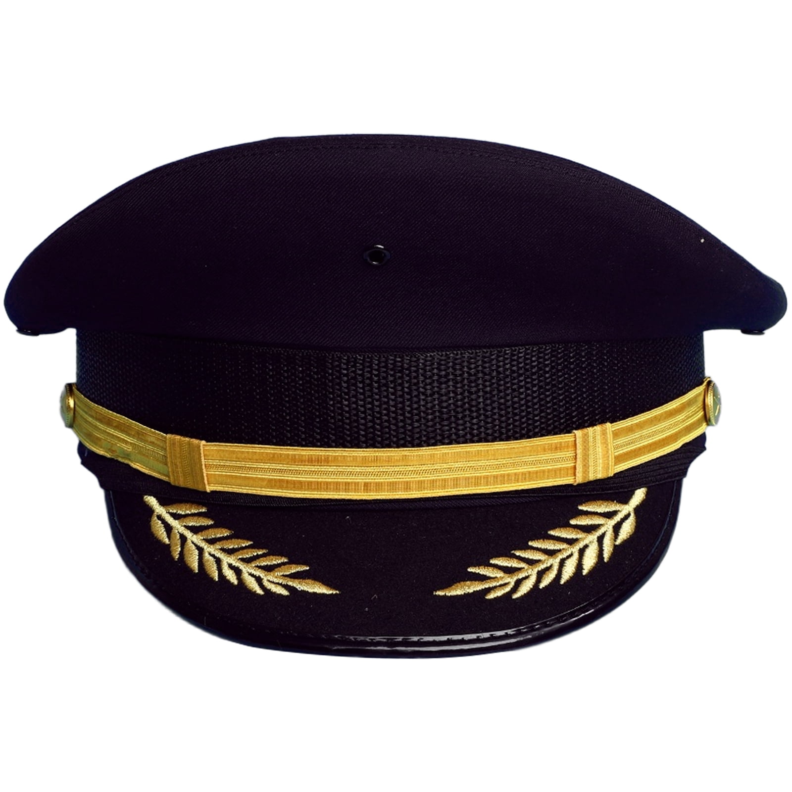Doomiva Adults Yacht Captain Hat Sailor Ship Cap Boat Captains Hats for ...