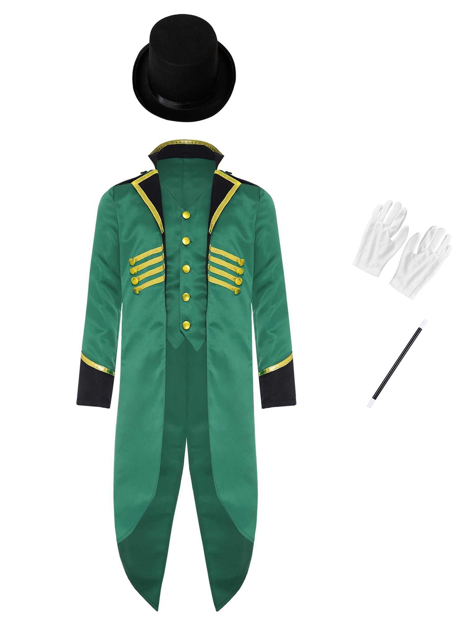 Doomiva Boy Steampunk Tailcoat Medieval Renaissance Magician Sets ...