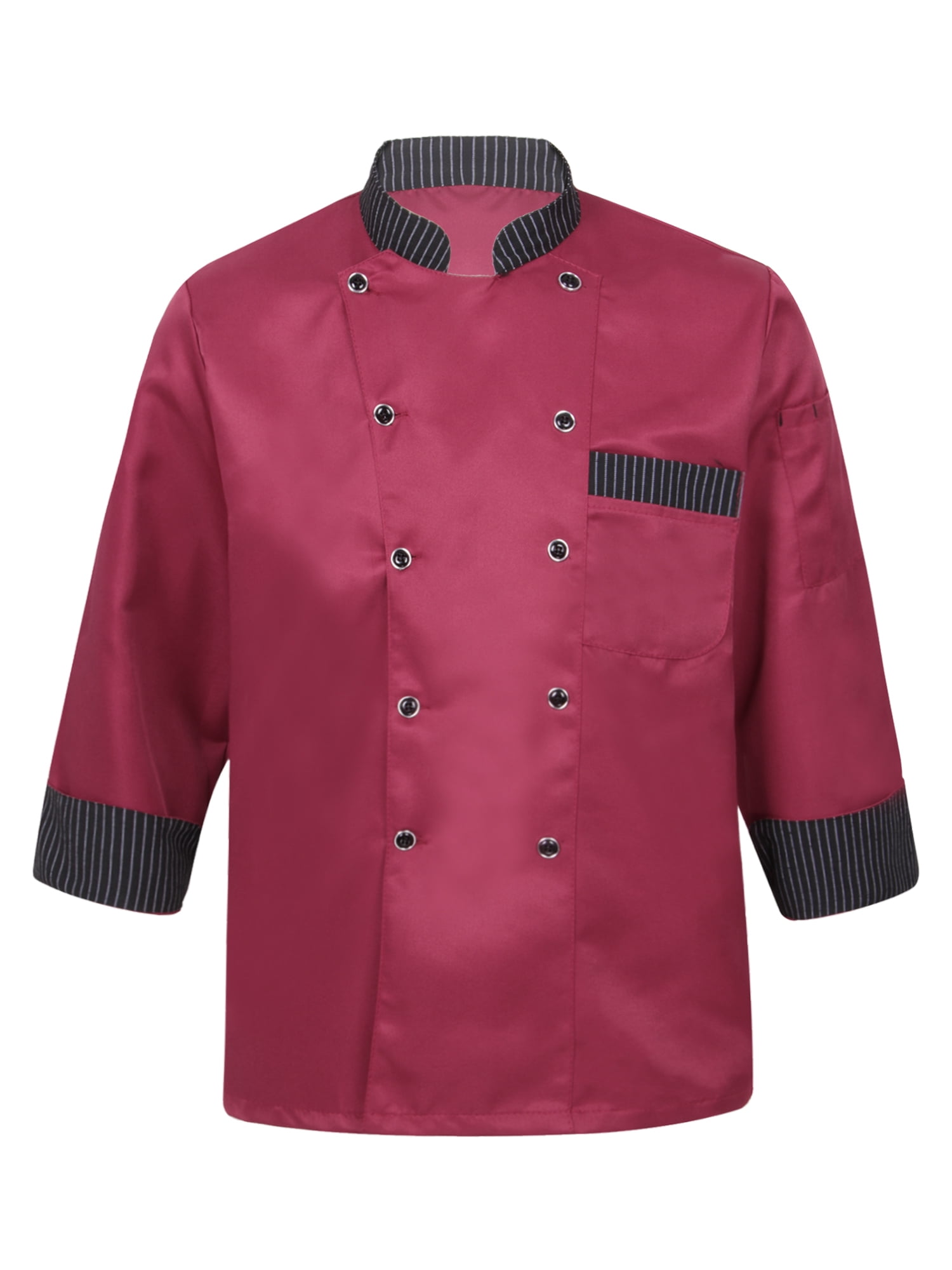 Doomiva Chef Jacket Chef Coat Men Women Short/Long Sleeve Kitchen ...