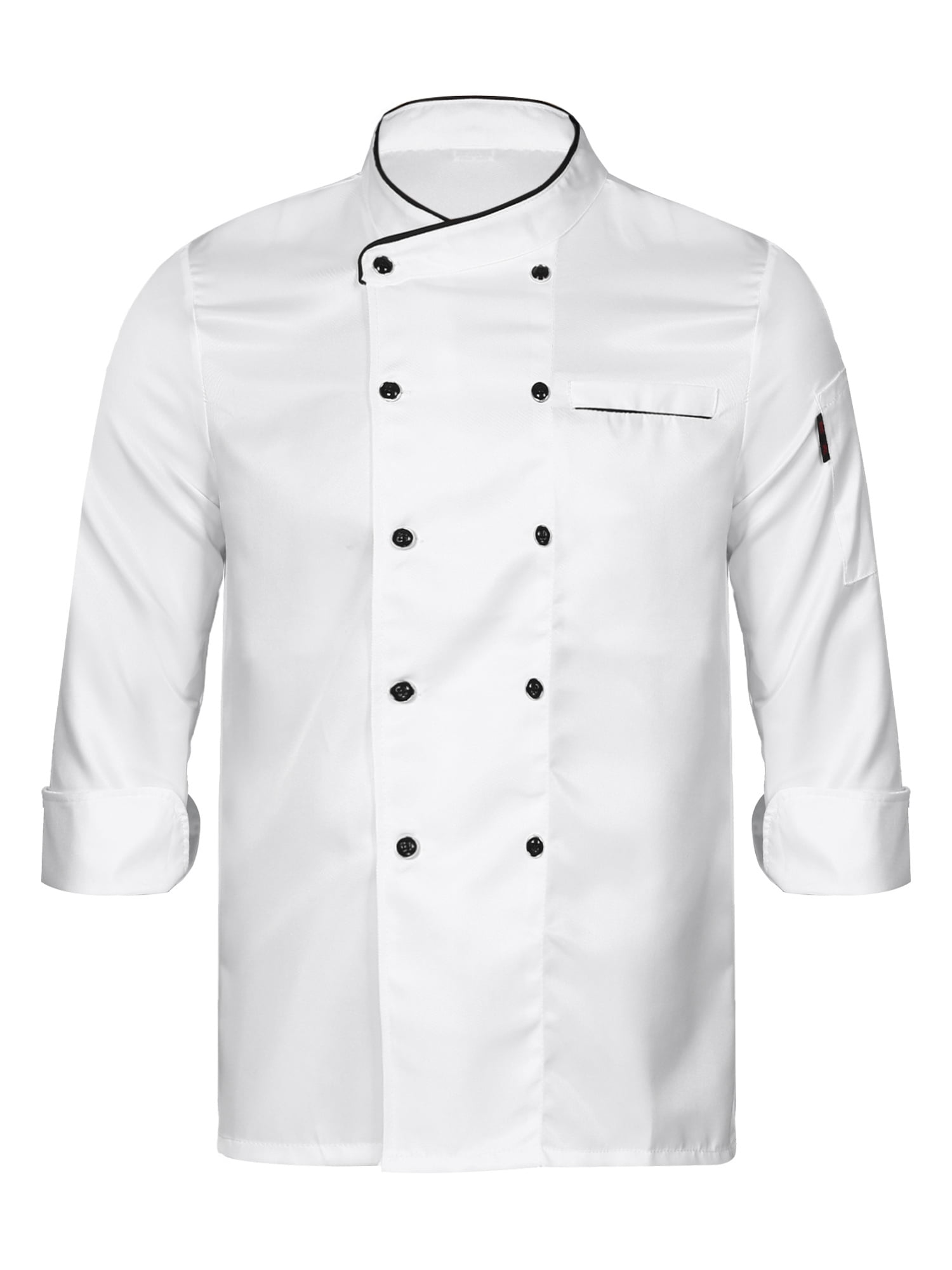 Doomiva Chef Jacket Chef Coat Men Women Short/Long Sleeve Kitchen ...