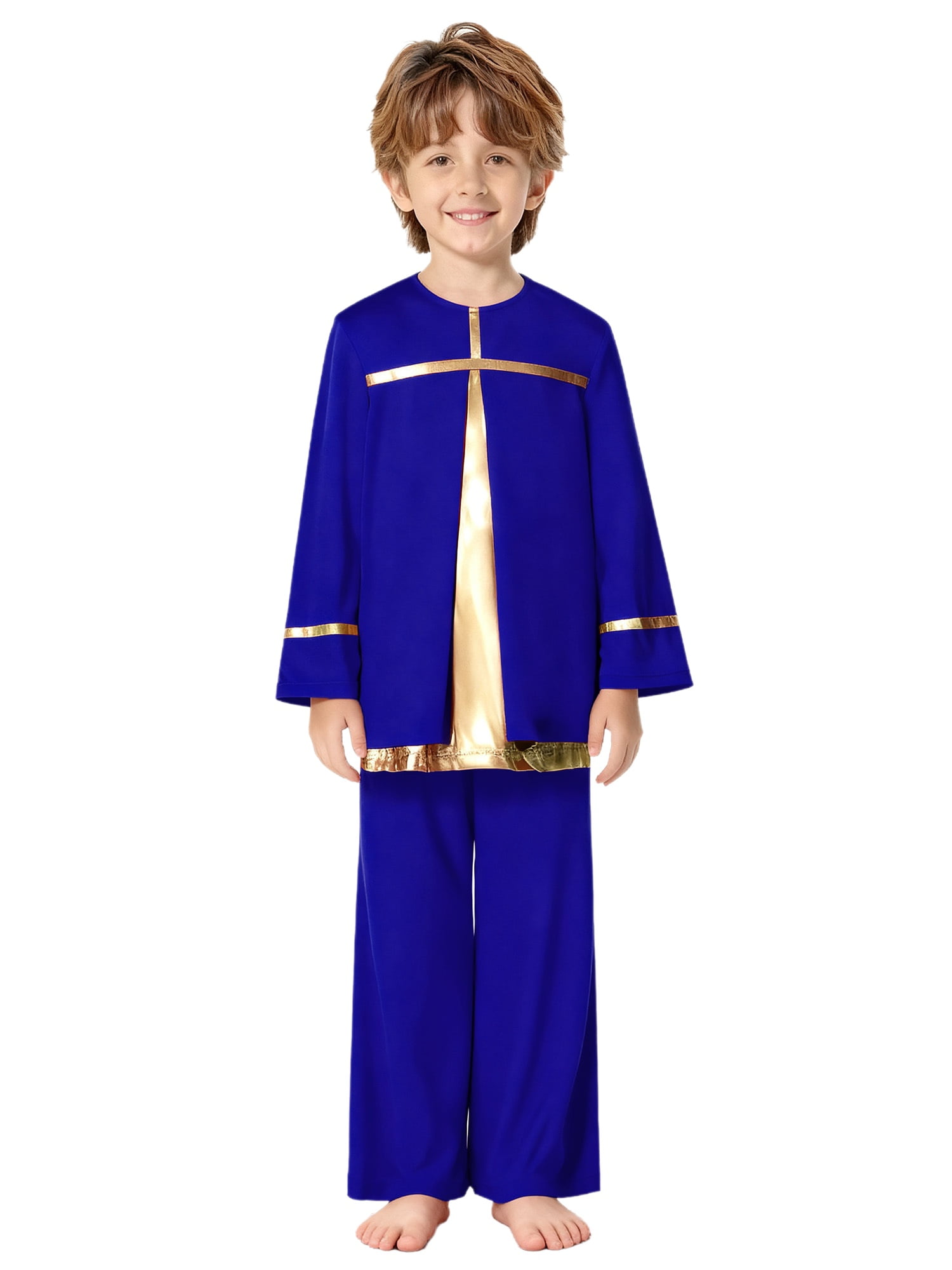 Doomiva Church Robe for Boys Tunic Tops with Pants Set Choir Gowns ...