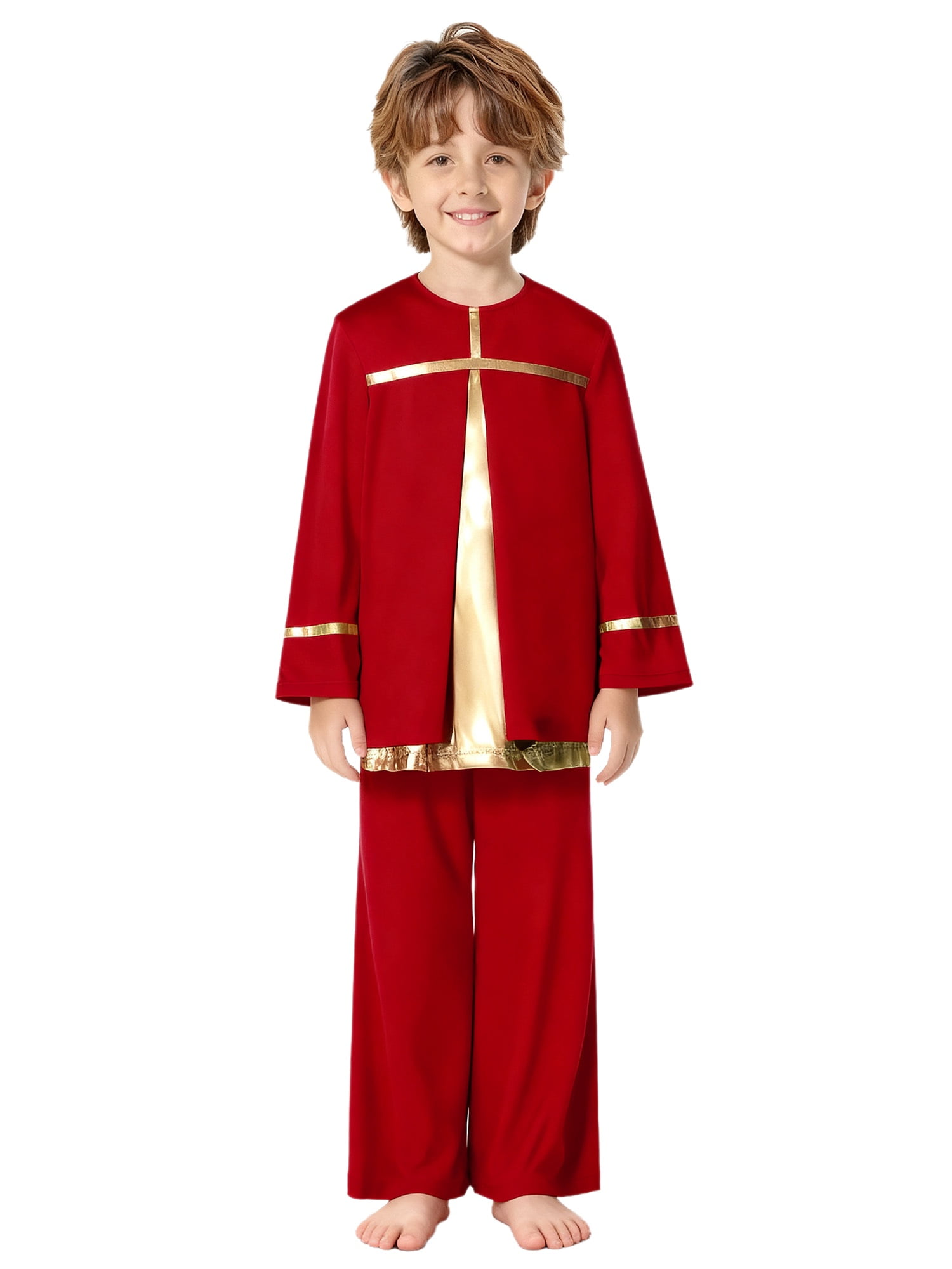 Doomiva Church Robe for Boys Tunic Tops with Pants Set Choir Gowns ...