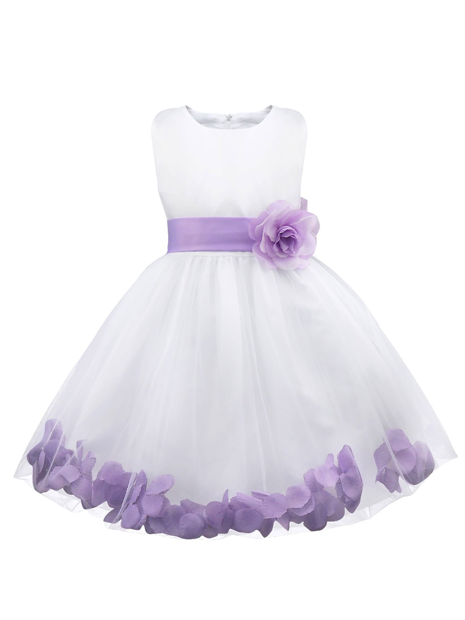 Doomiva Flower Girls Tulle Princess Pageant Dress for Wedding Kids ...