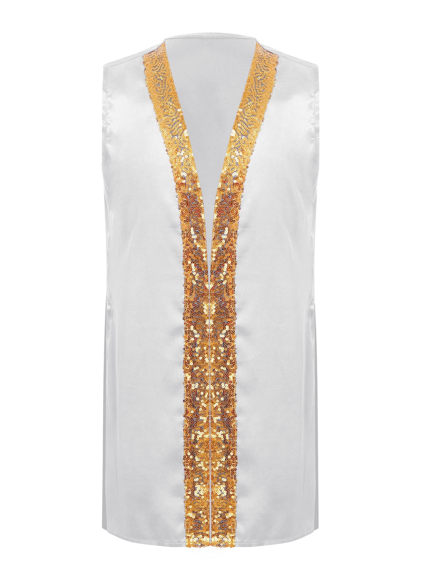 Doomiva Girls Boys Sequins Satin Dance Tunic Liturgical Praise Dance ...