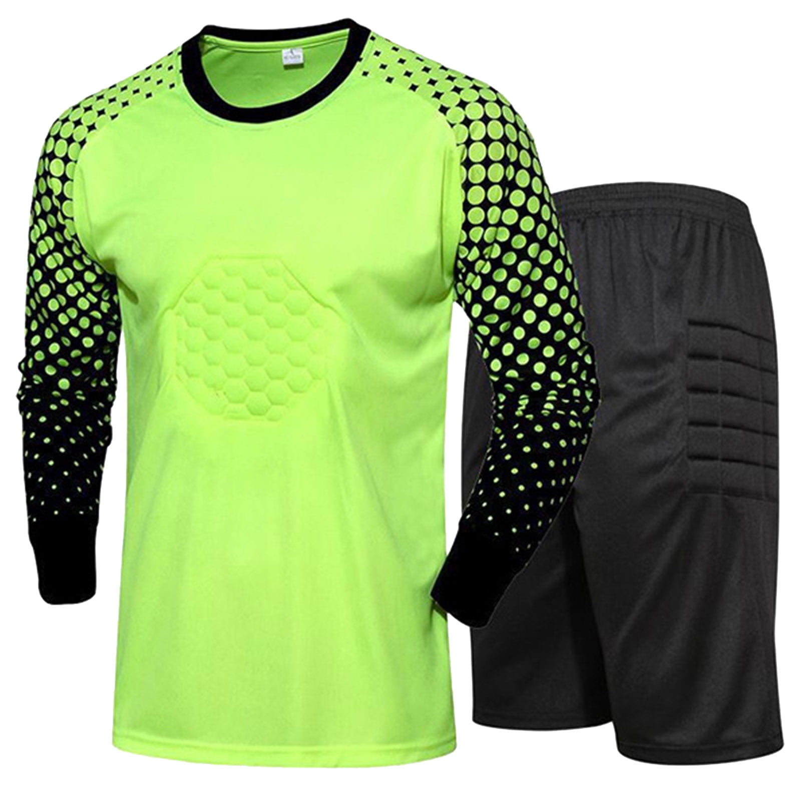 Doomiva Goalkeeper Shirt Training Suit for Mens Long Sleeve Sponge ...
