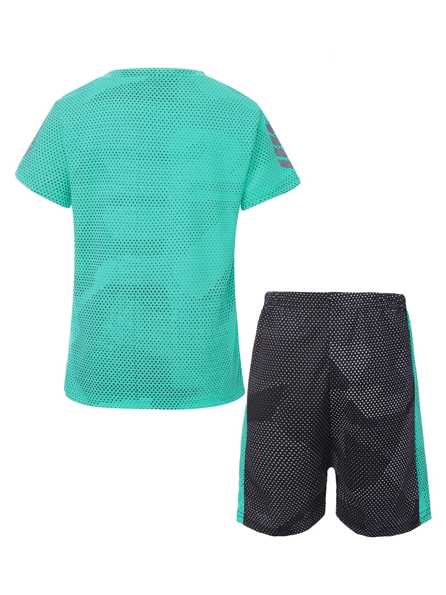 Doomiva Kids Boys 2 Pcs Tracksuit Sportwear Quickly Dry Short Sleeve ...