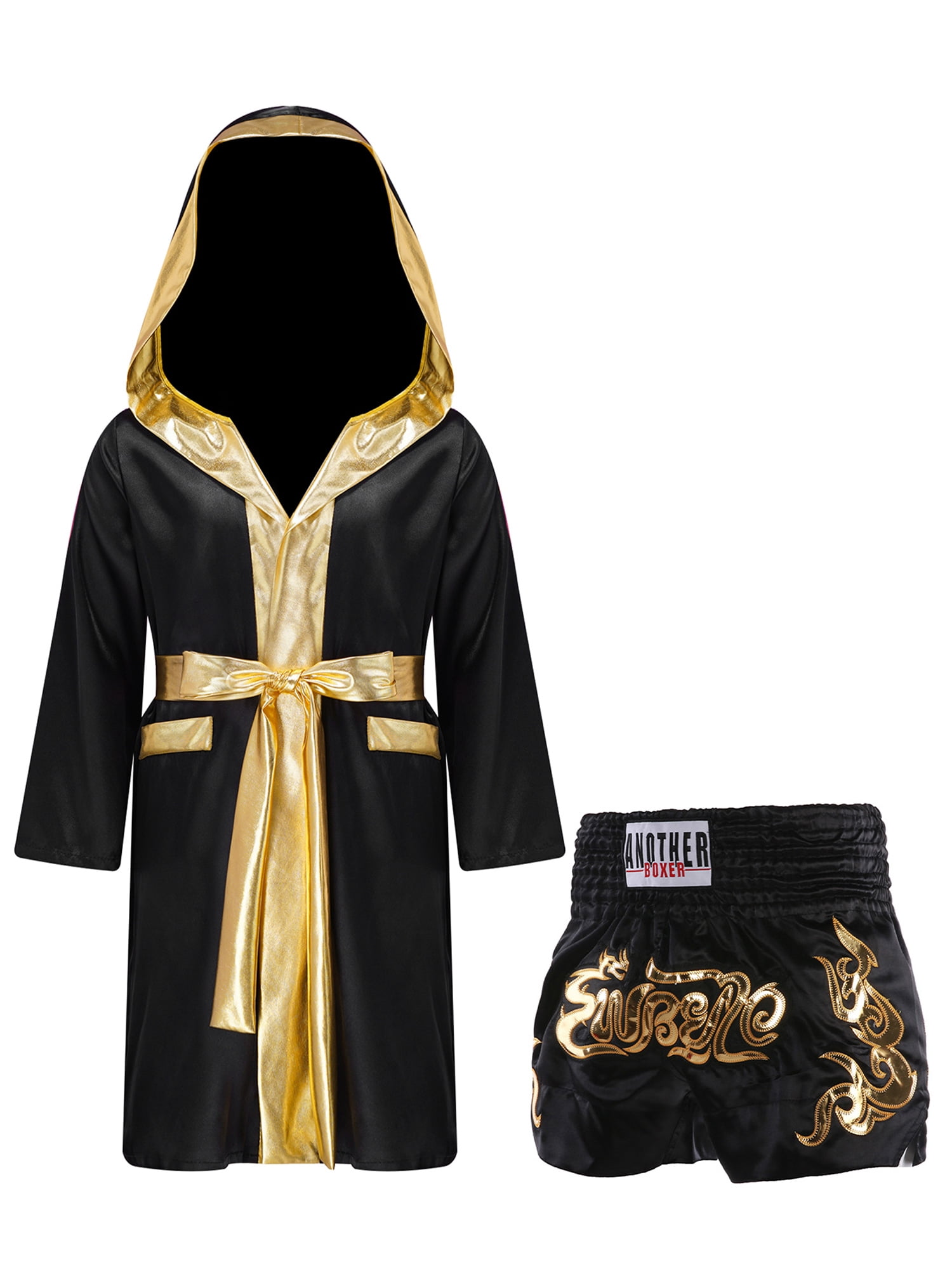 Doomiva Kids Boys Boxing Uinforms Boxing Match Costume Boxer Fancy ...
