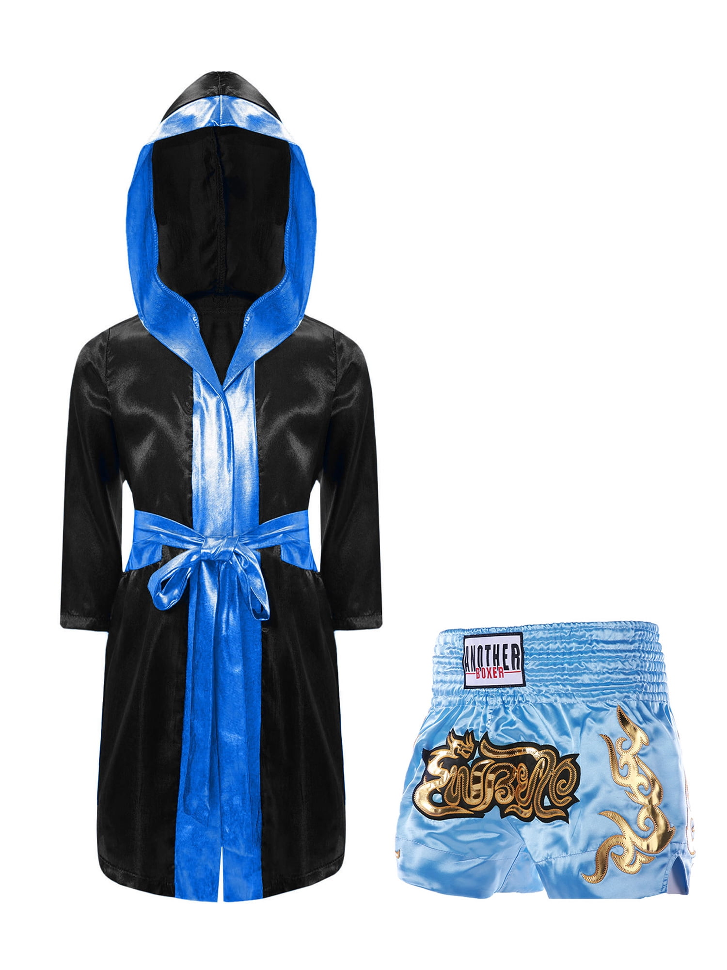 Doomiva Kids Boys Boxing Uinforms Boxing Match Costume Boxer Fancy ...