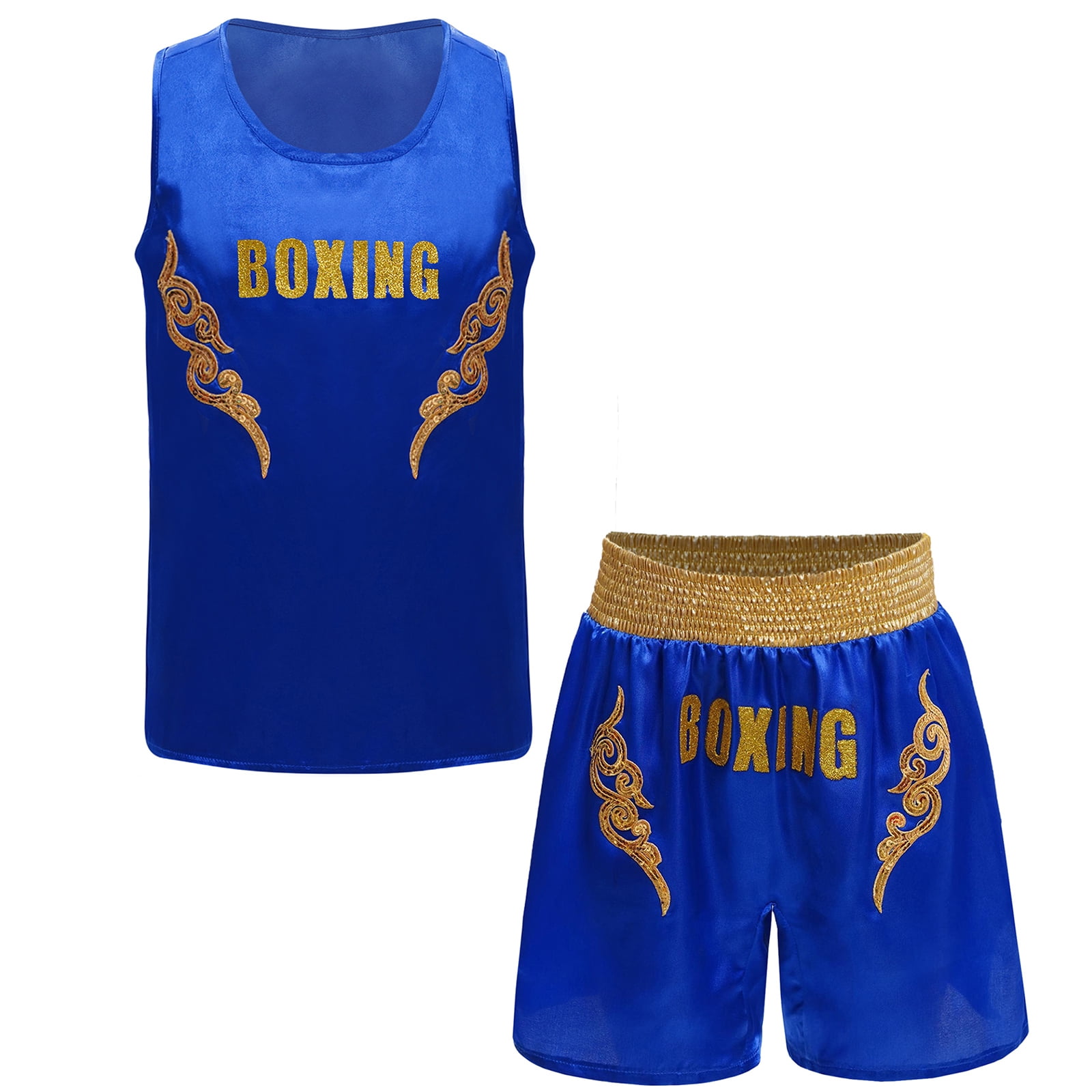 Doomiva Kids Boys Letter Printed Sleeveless Boxer Tank Top Vest and ...