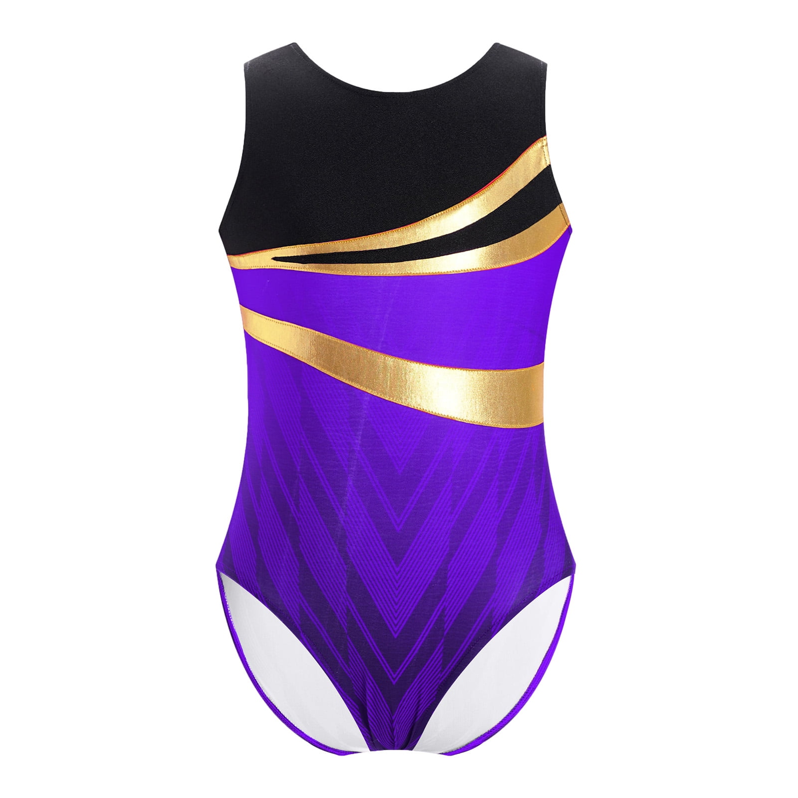 Doomiva Kids Boys Sleeveless Color Block Gymnastic Leotard Sport ...