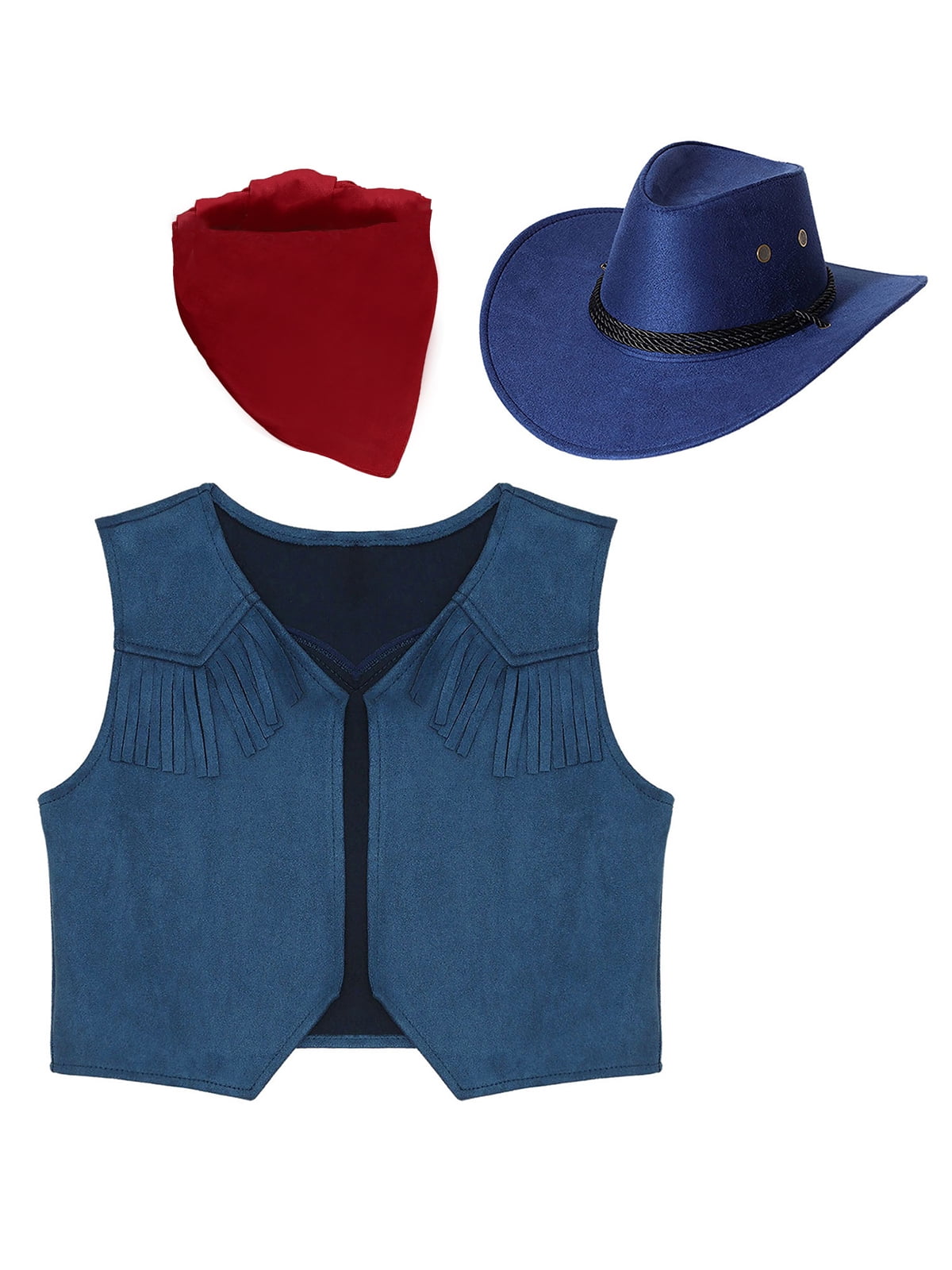 Doomiva Kids Cowboys Cowgirls Will Western Costume Vintage Waistcoat ...