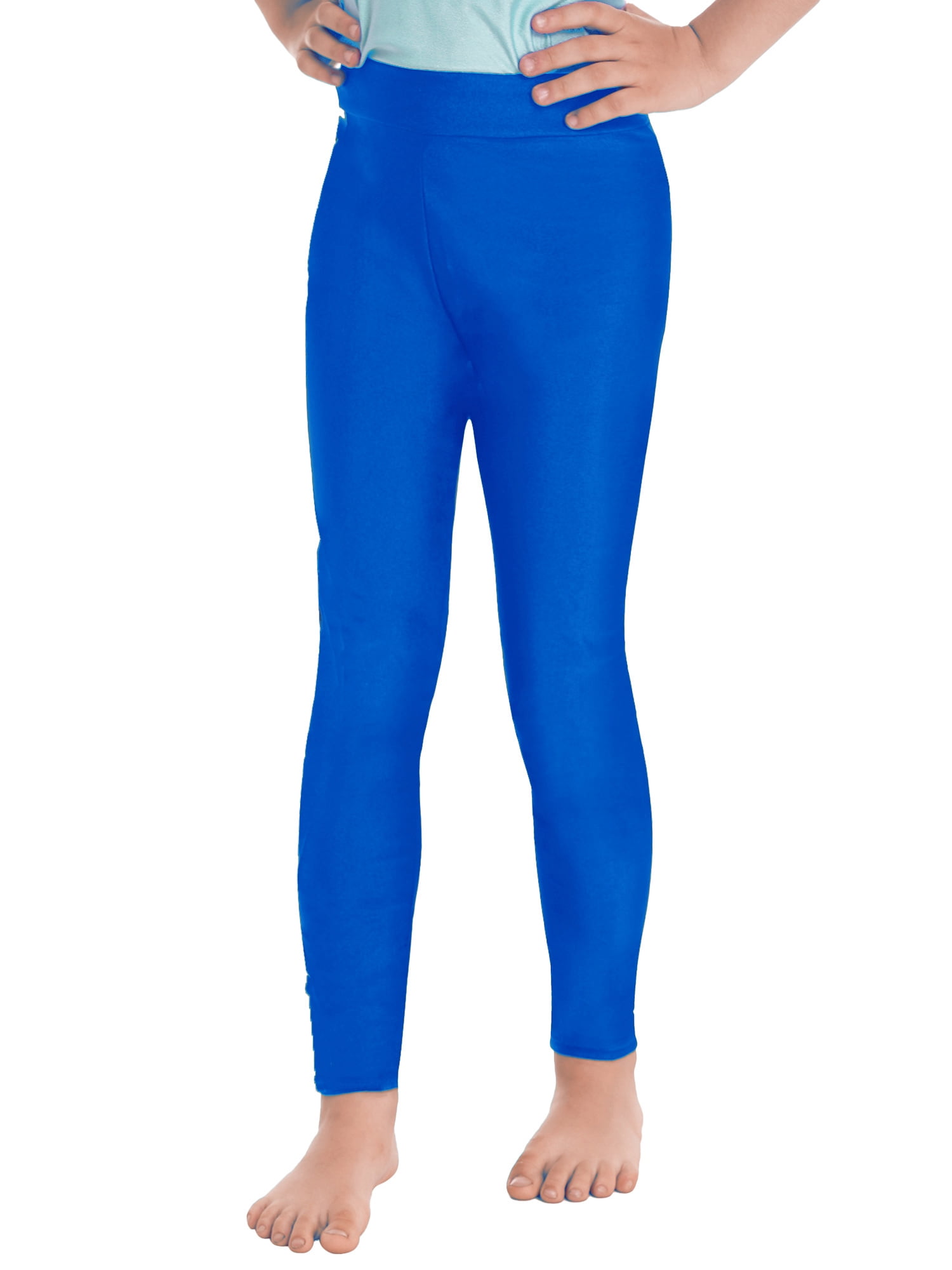 Doomiva Kids Girls Athletic Dance Leggings Compression Pants Sports ...