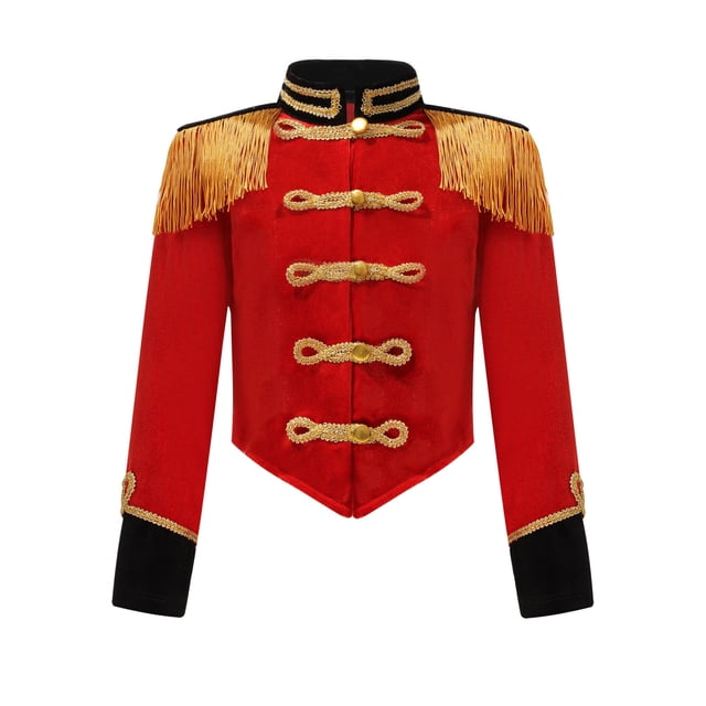 Doomiva Kids Girls Boys Ringmaster Showman Halloween Dress-up Velvet ...