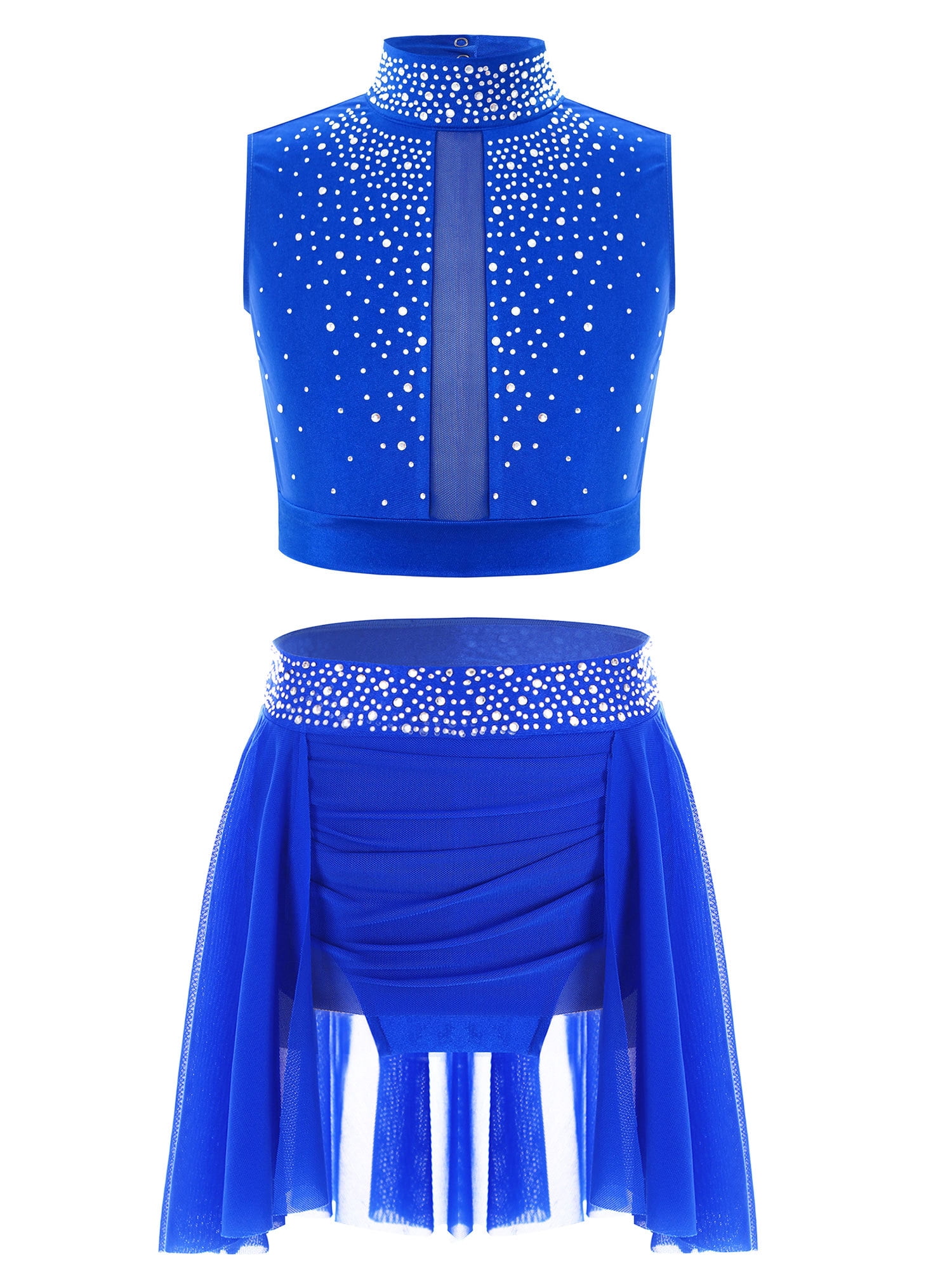 Doomiva Kids Girls Lyrical Ballroom Clothes Set Contemporary Dance ...