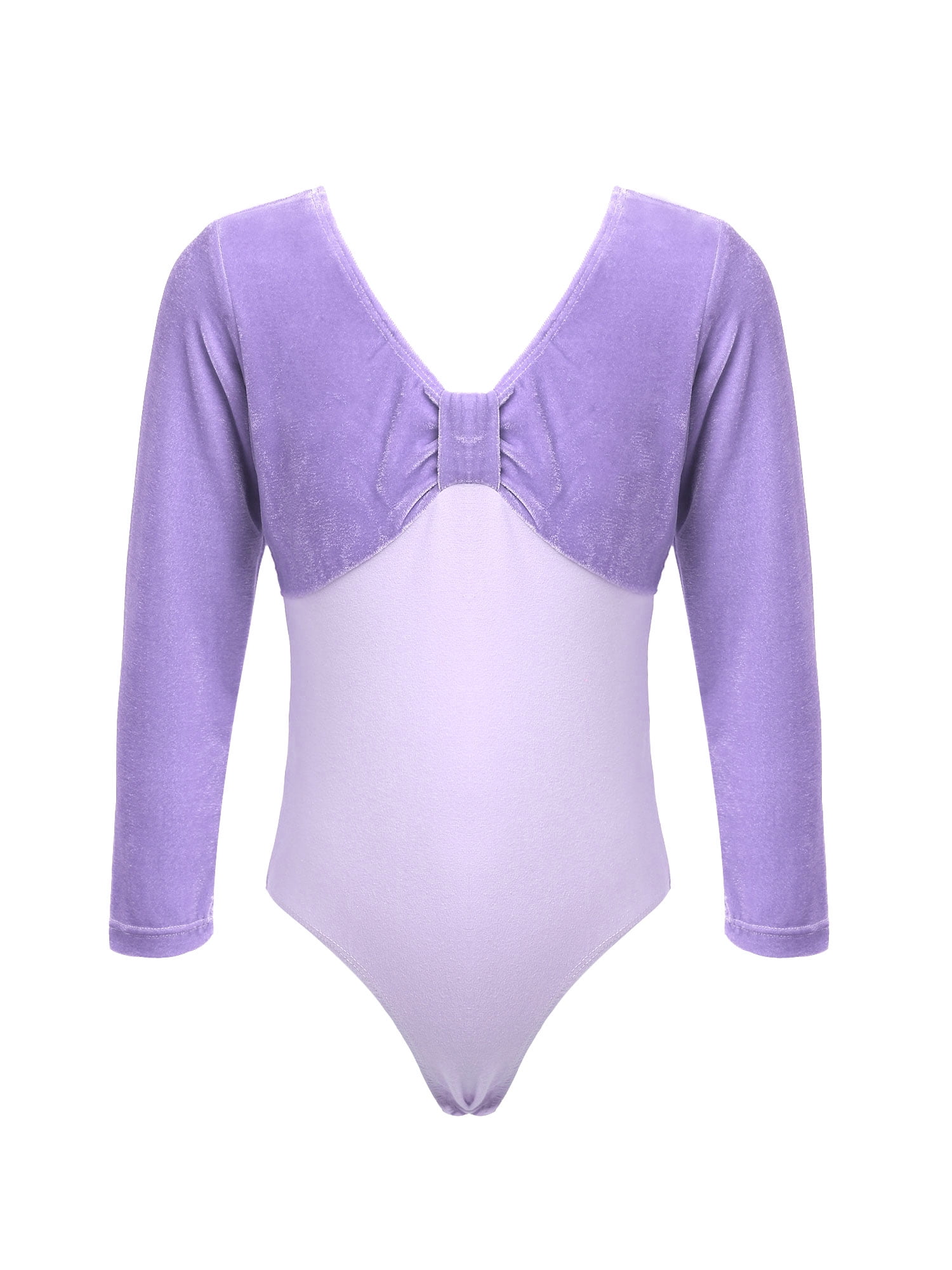 Doomiva Kids Girls One-piece Long Sleeve Ballet Gymnastics Dancing ...