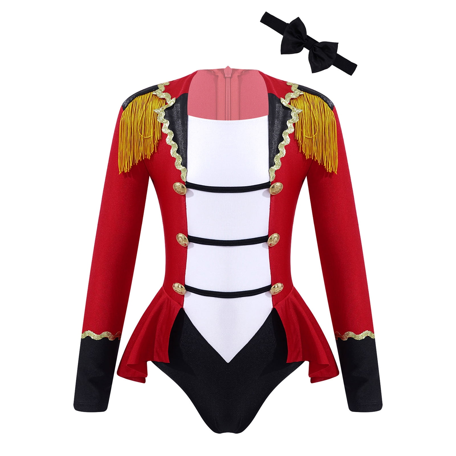 Doomiva Kids Girls Ringmaster Circus Show Halloween Dress-up Long ...