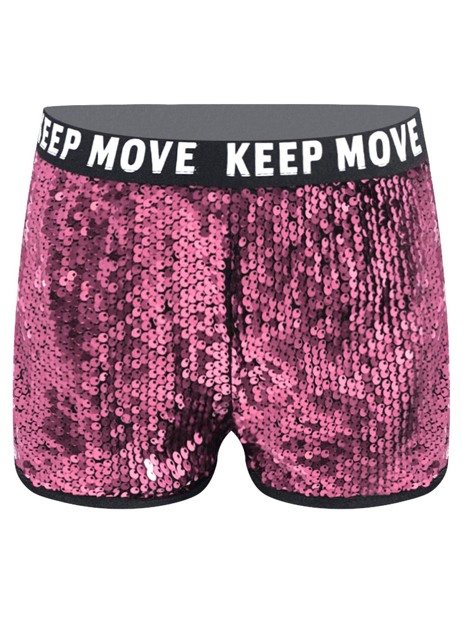 Doomiva Kids Girls Sequins Jazz Modern Ballet Dance Shorts Sparkle Hot ...