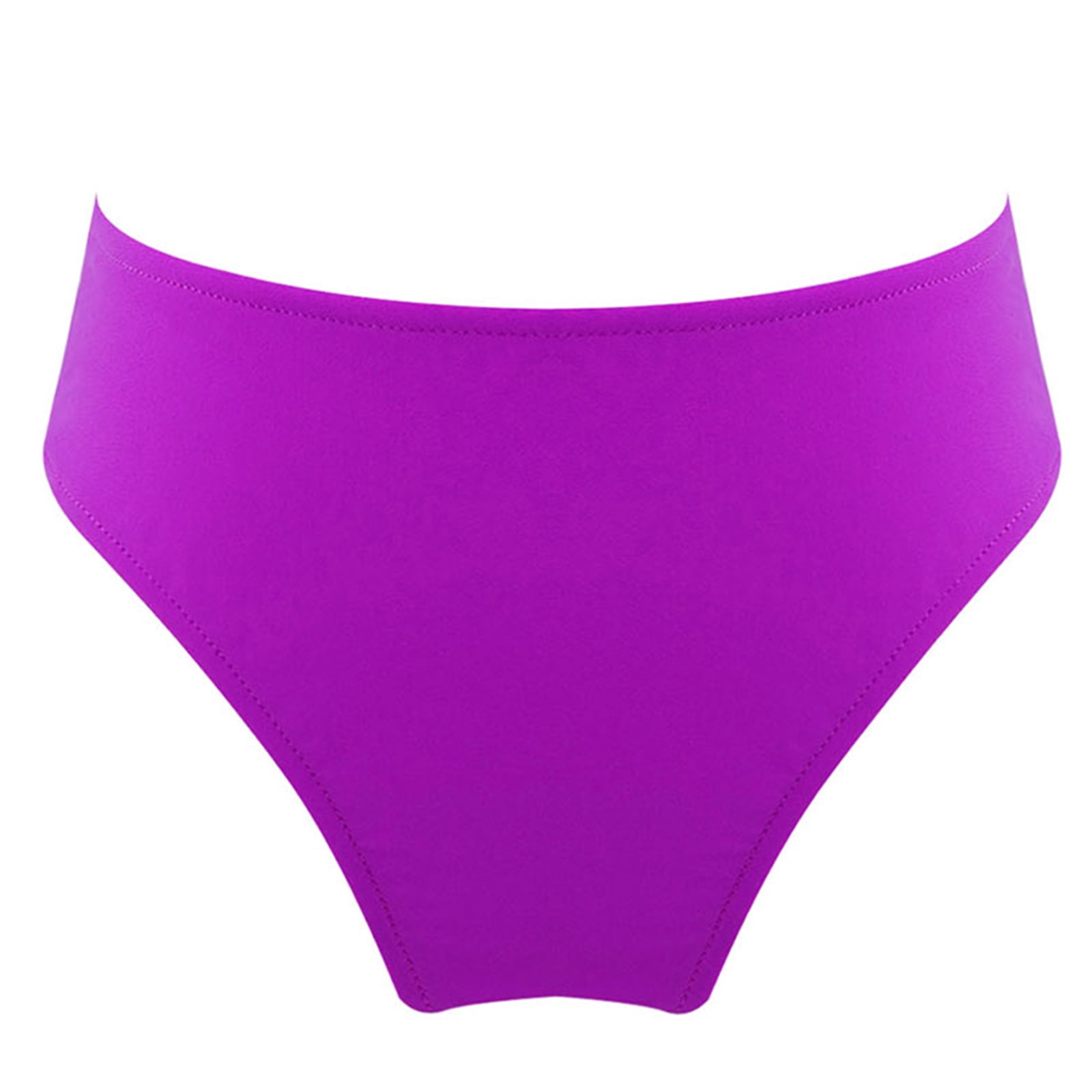 Doomiva Kids Girls Solid Color Swim Triangle Brief Bikini Bottoms ...