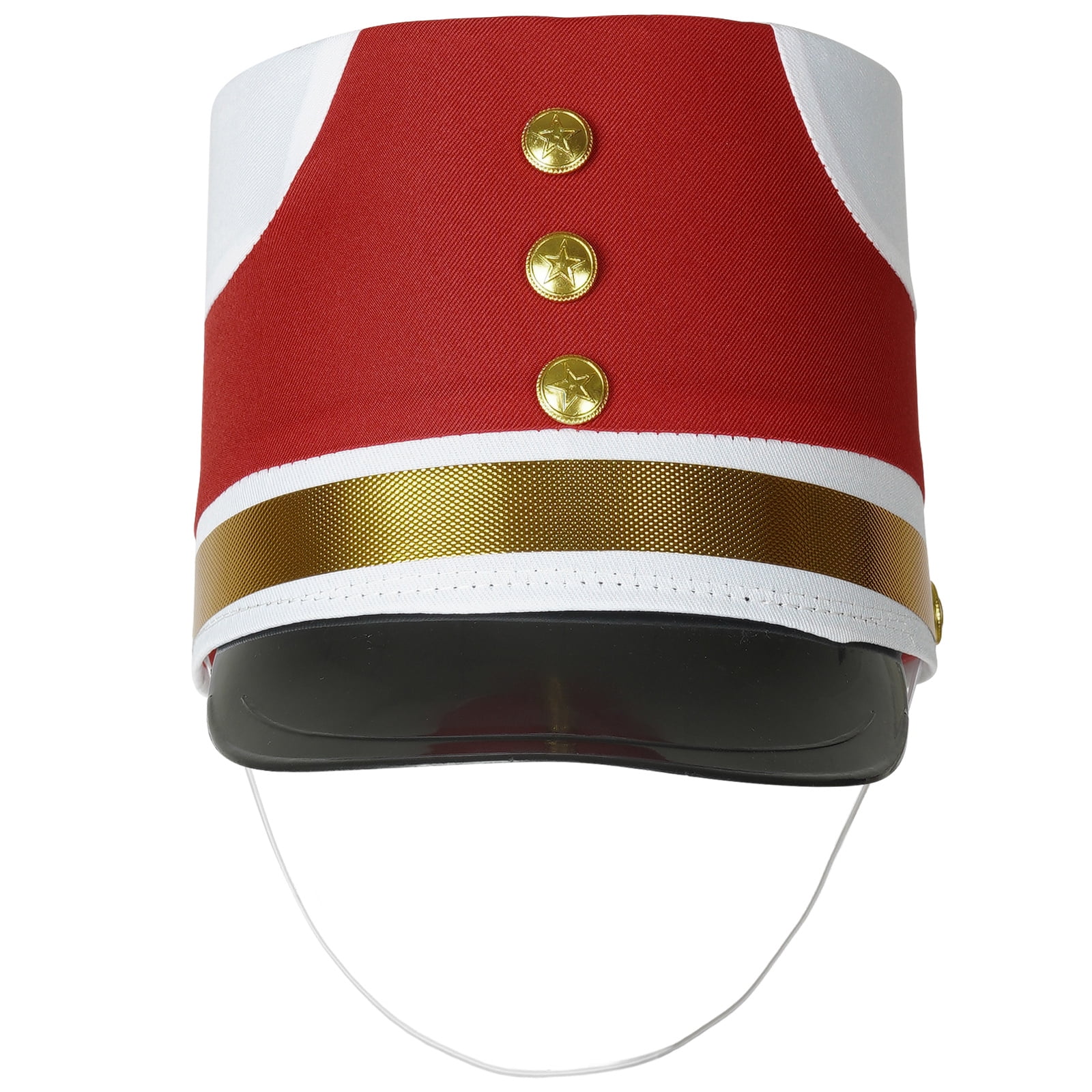 Doomiva Kids Majorette Hat Toy Soldier Hats Marching Band Hat Drummer ...
