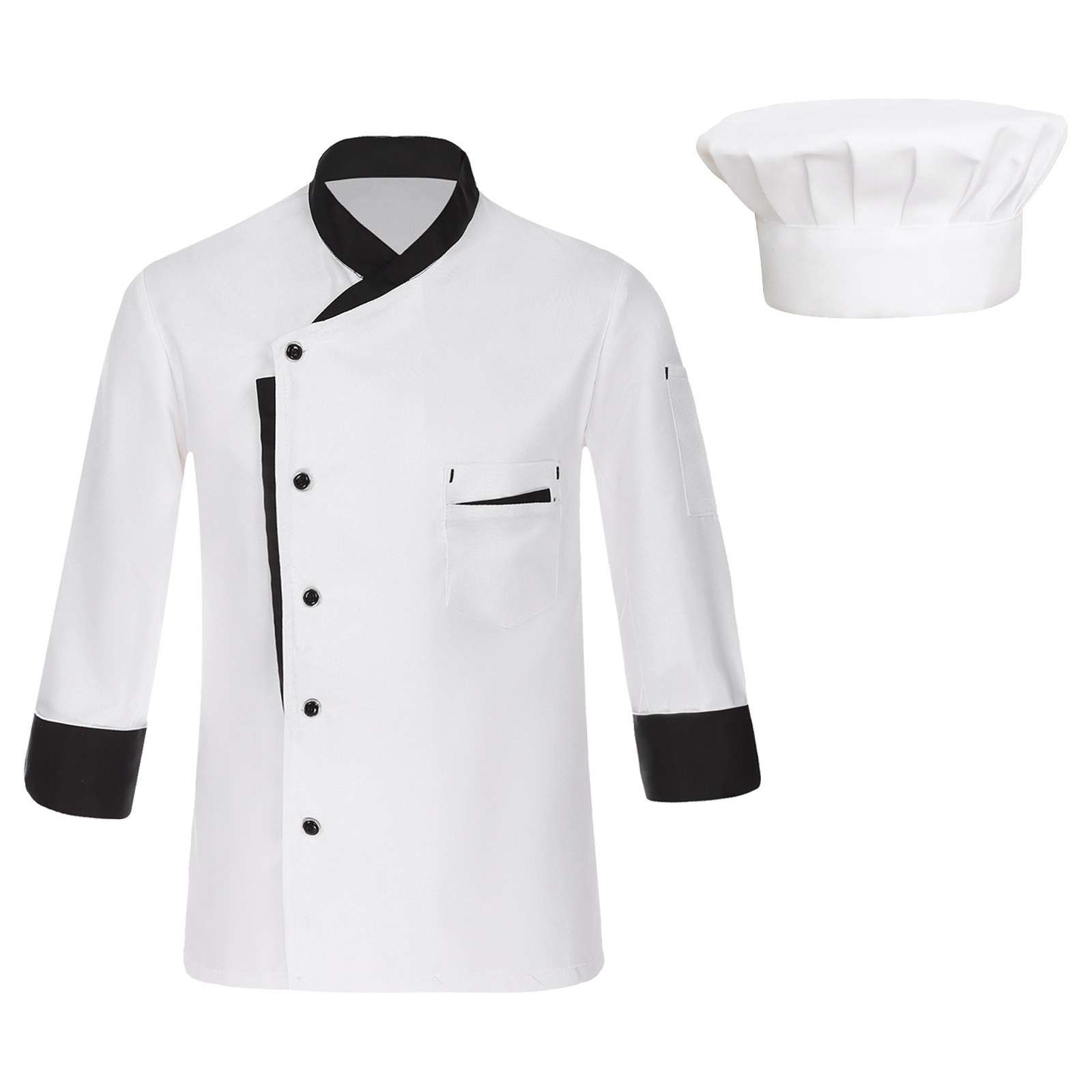 Red Kap® Eight Knot Button Chef Coat - Walmart.com