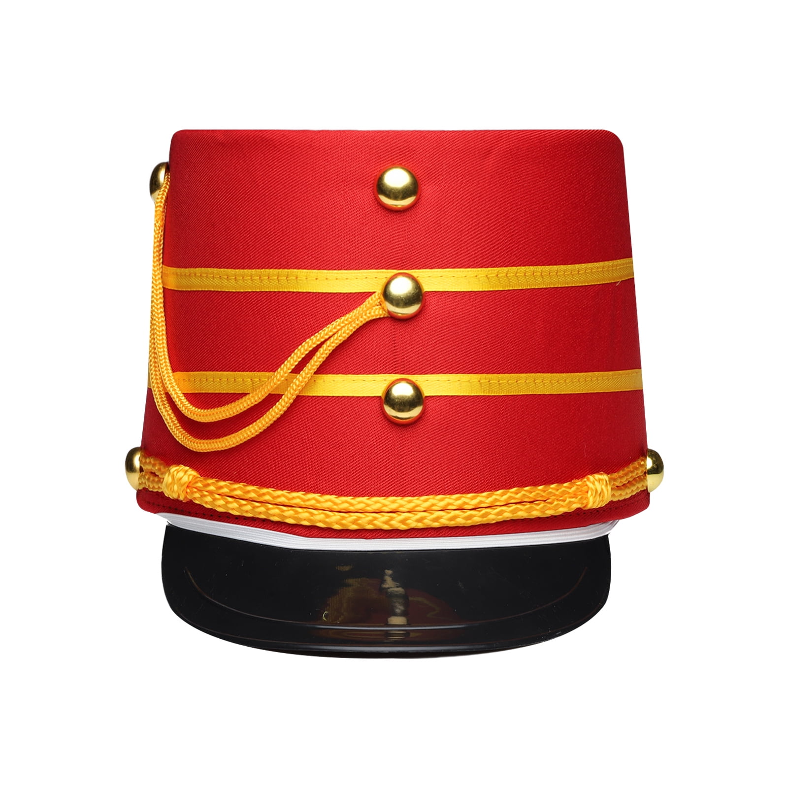 Doomiva Major Drum Hat Marching Band Feather Hat Orchestra Commander ...