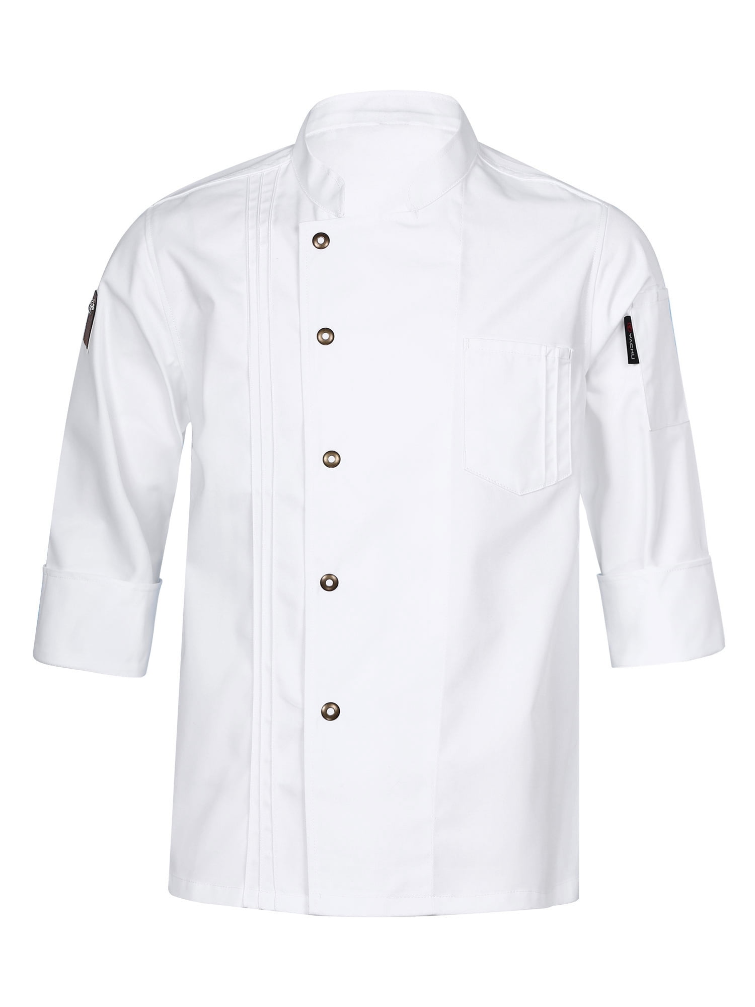 Doomiva Men Women Chef Coat Short&Long Sleeve Chef Jacket Kitchen ...