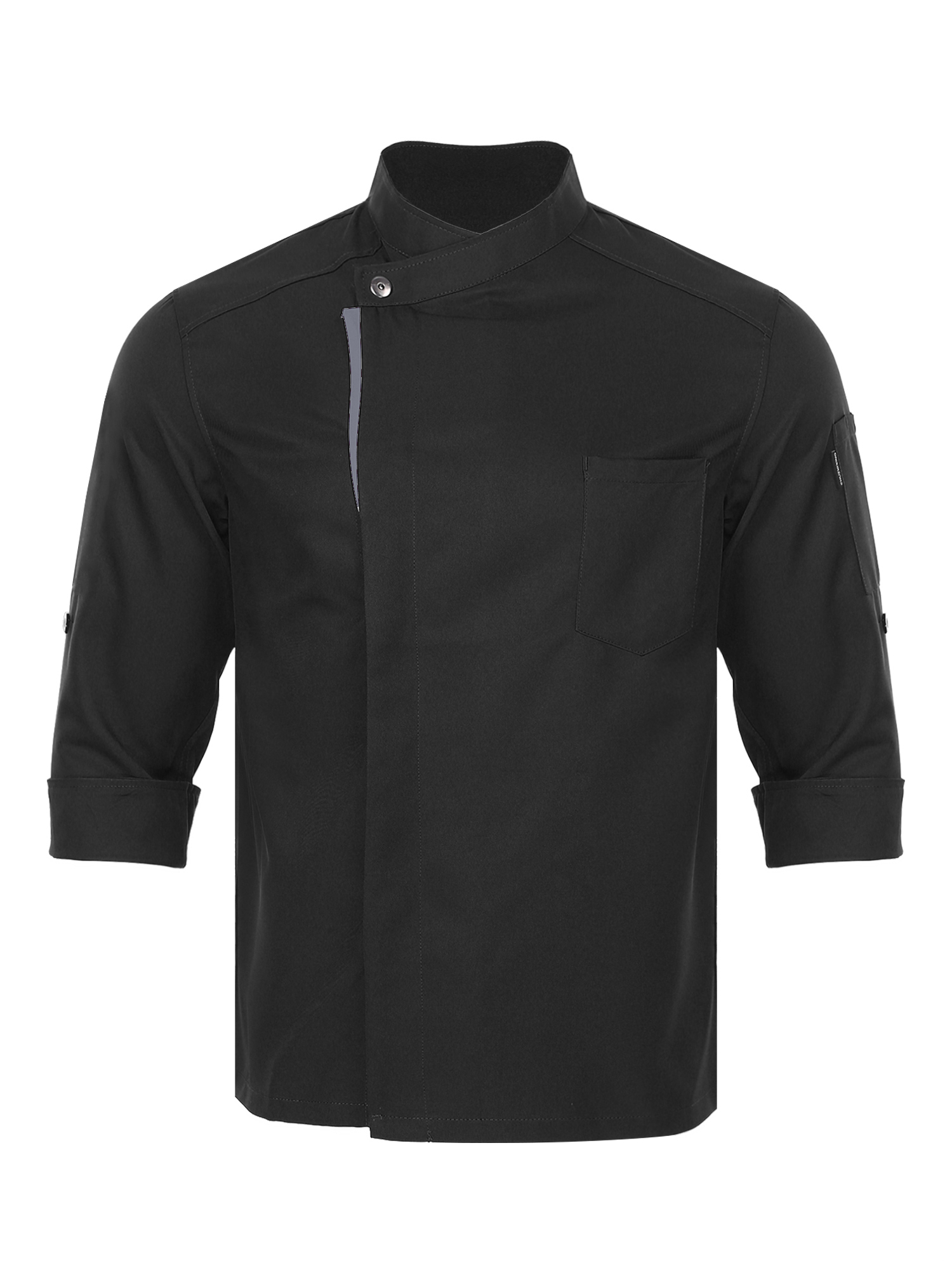 Doomiva Men's Long Sleeve Chef Jacket Chef Coat Work Uniform for ...