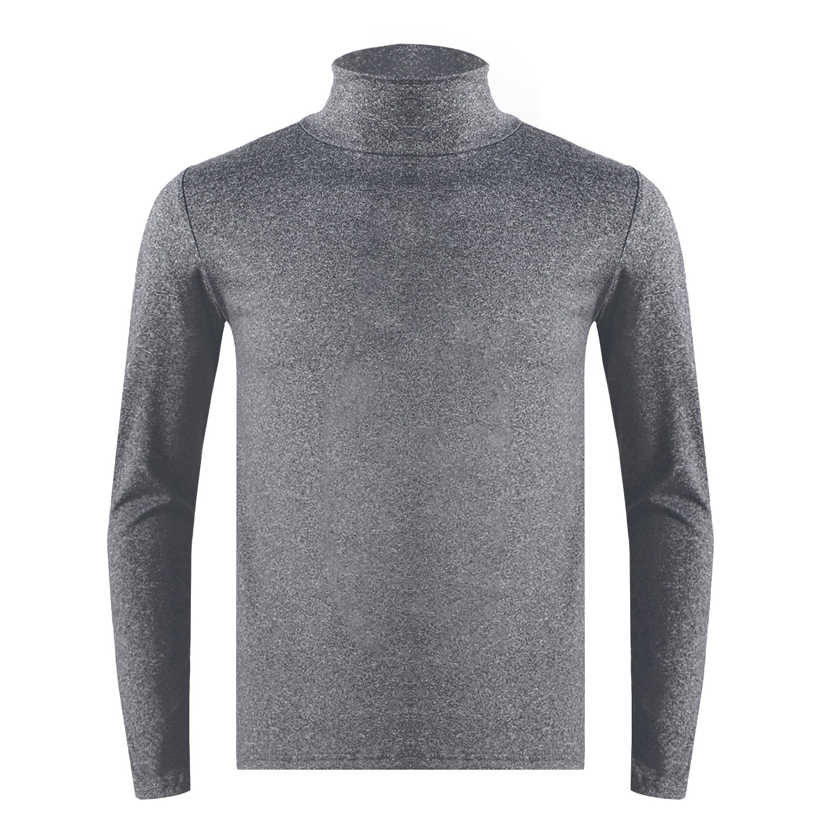 Doomiva Mens Mock Turtleneck Shirts Long Sleeve Thermal Undershirts