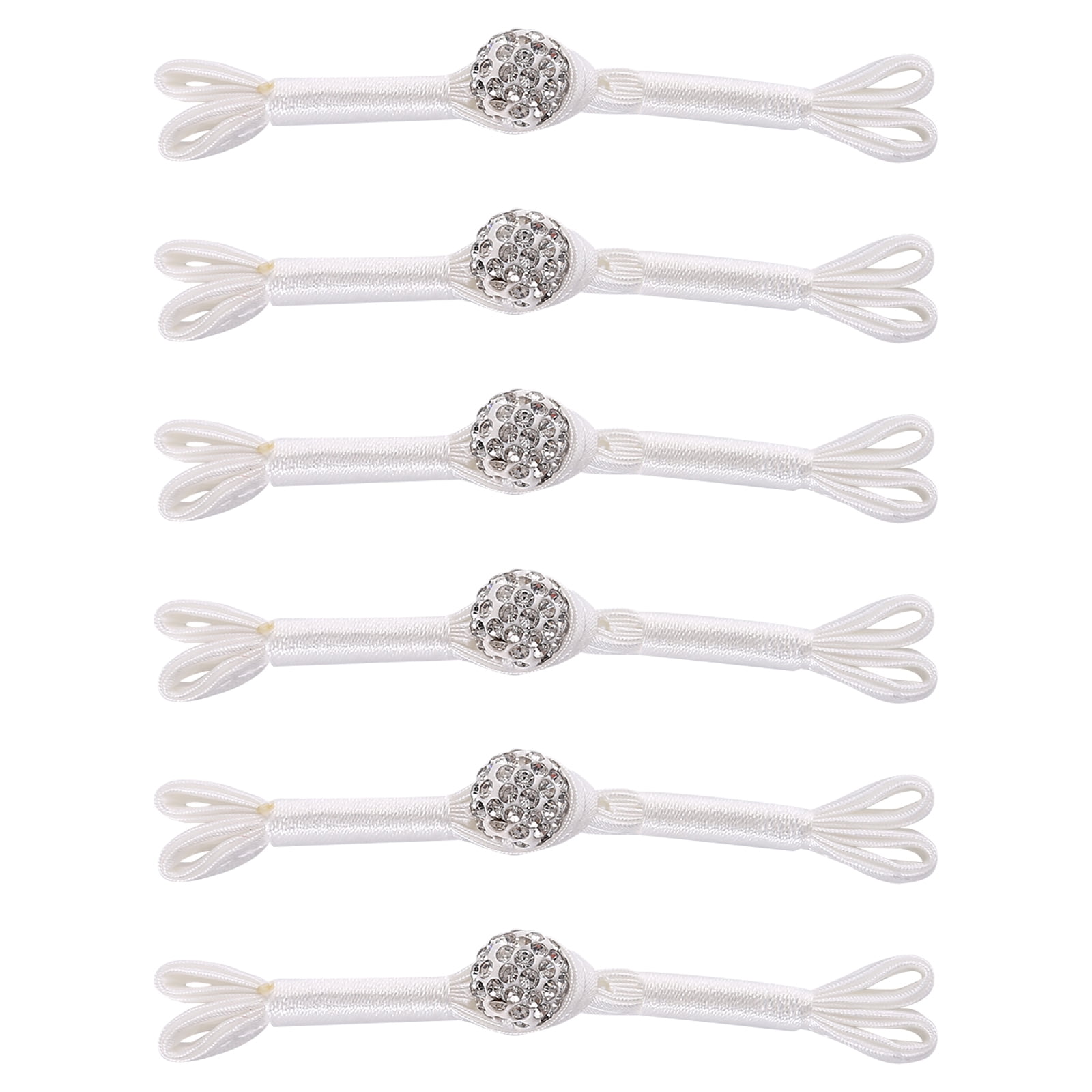 Doomiva Rhinestone Chinese Knots Frog Buttons Closure Knots Sewing ...