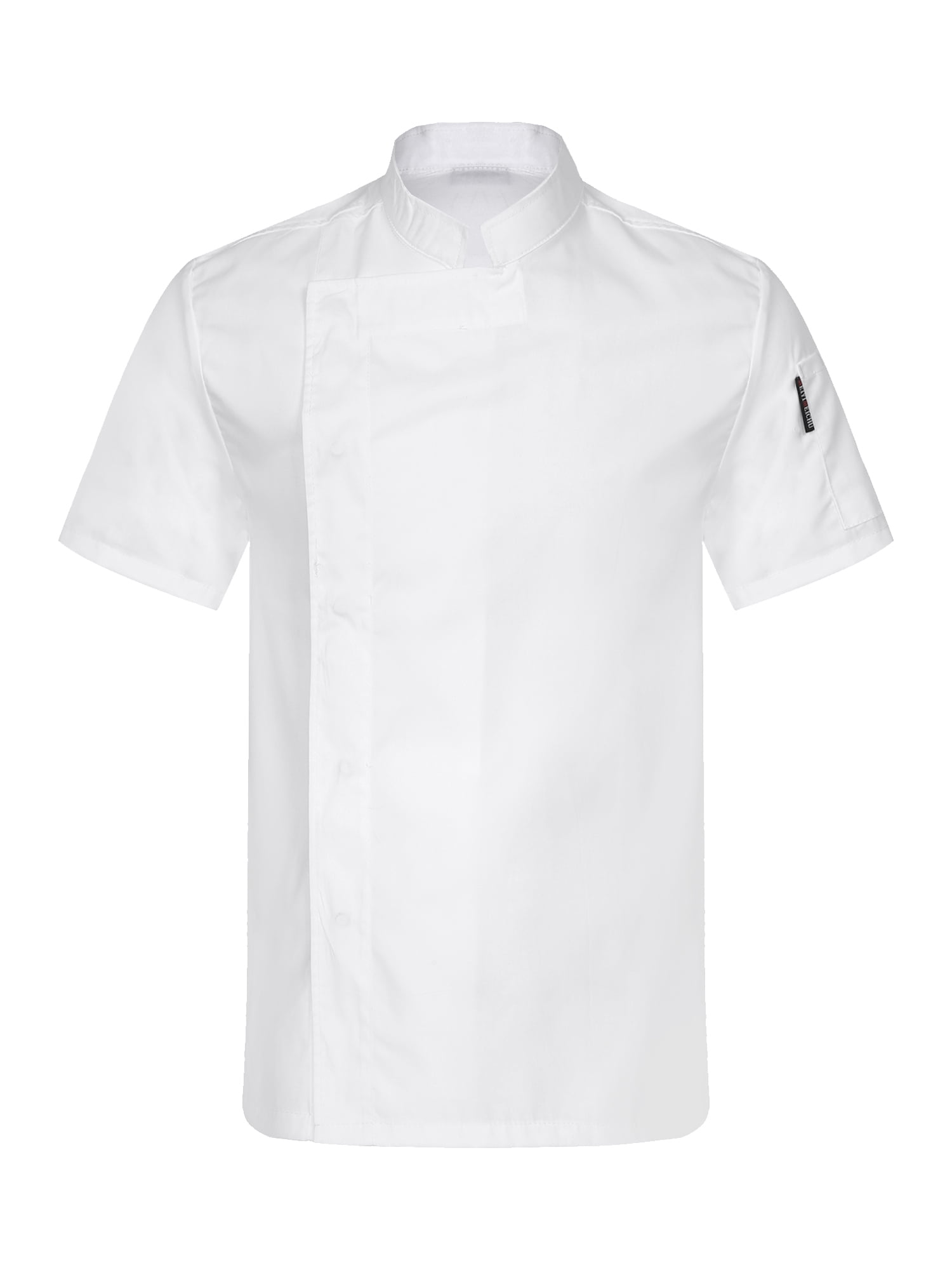 Doomiva Unisex Chef Coat Men's Short Sleeve Chef Jacket Restaurant ...