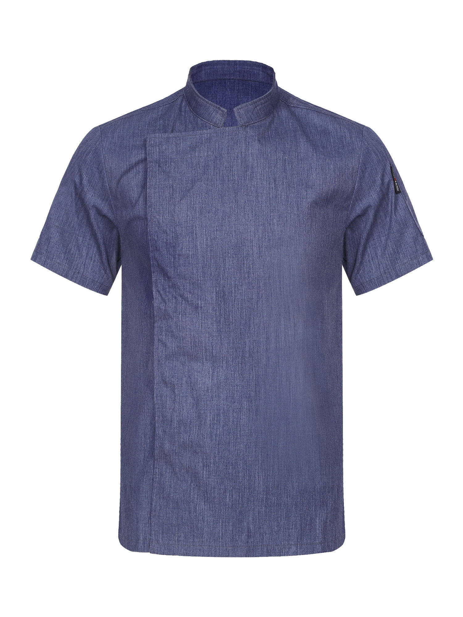 Doomiva Unisex Chef Coat Men's Short Sleeve Chef Jacket Restaurant ...