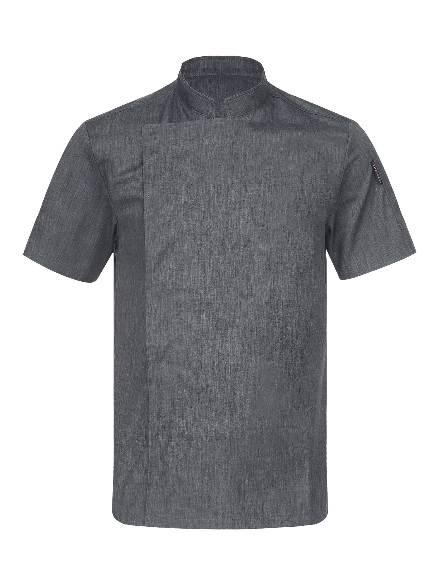 Doomiva Unisex Chef Coat Men's Short Sleeve Chef Jacket Restaurant ...