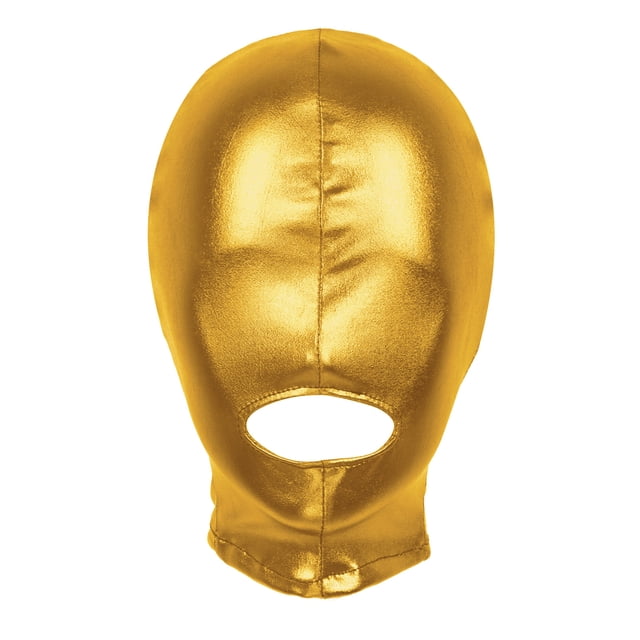 Doomiva Women's Men's Metallic Mouth Hole Mask Masquerade Mask Carnival ...