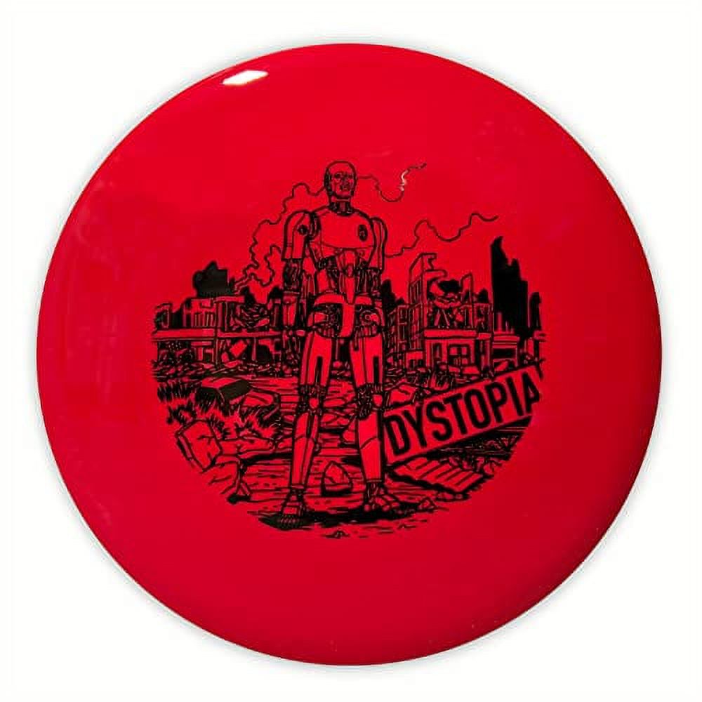 Doomsday Dystopia Disc Golf Distance Driver in Survival Plastic (Red ...