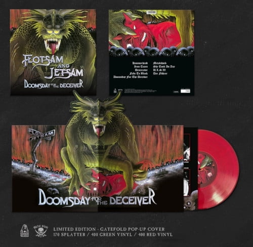 Flotsam & Jetsam Doomsday For The Deceiver (Red Pop-Up Vinyl LP) (Vinyl ...