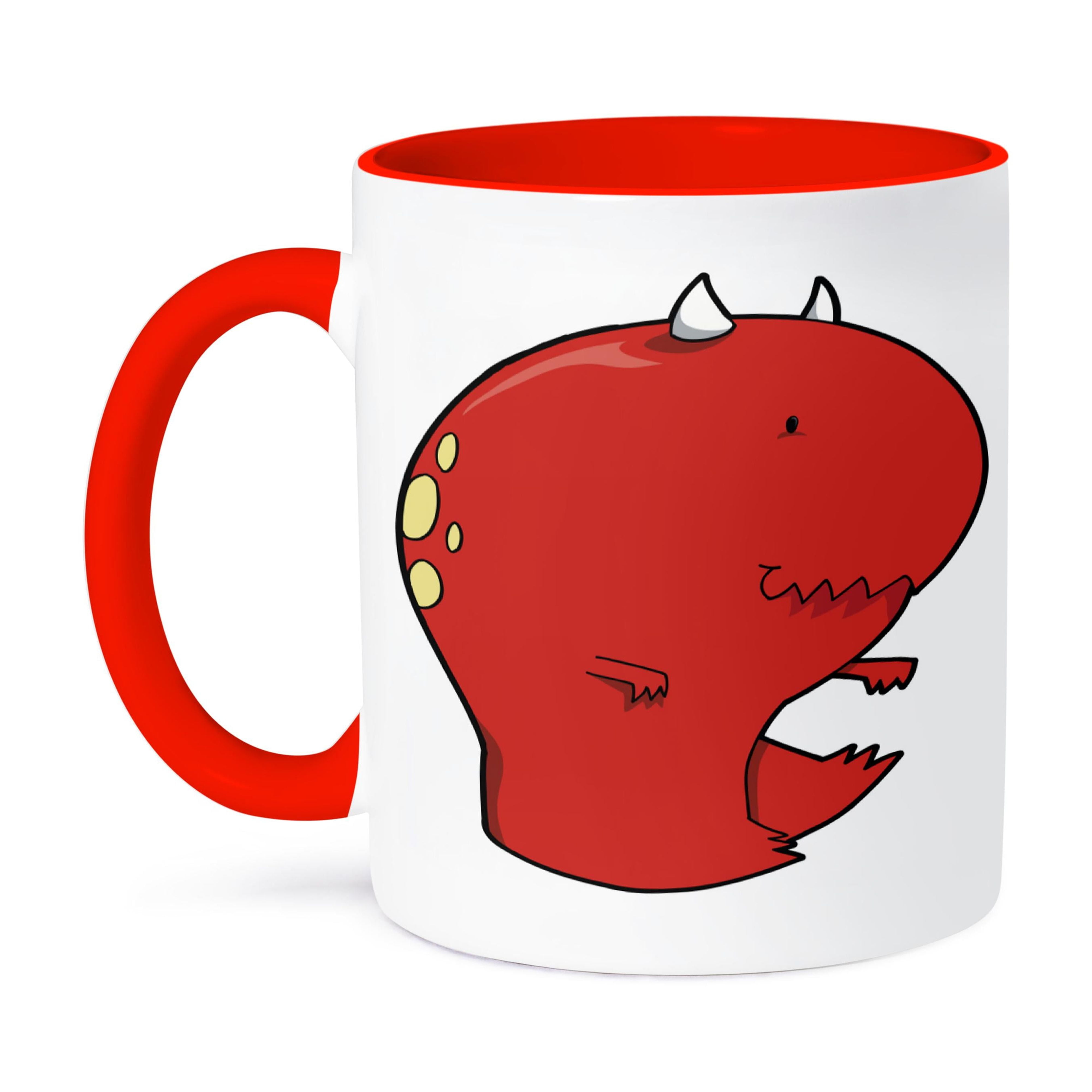 3dRose, Dooni Designs Silly Red Devil Cartoon Monster Character, 15oz ...