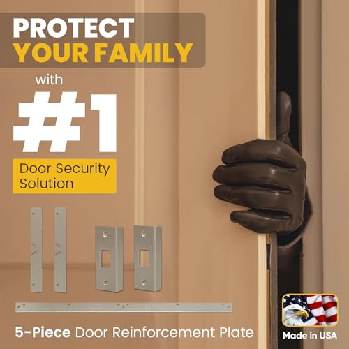 Door Armor MAX, Door Reinforcement Set for Jamb, Frame & Hinges, 3 ...