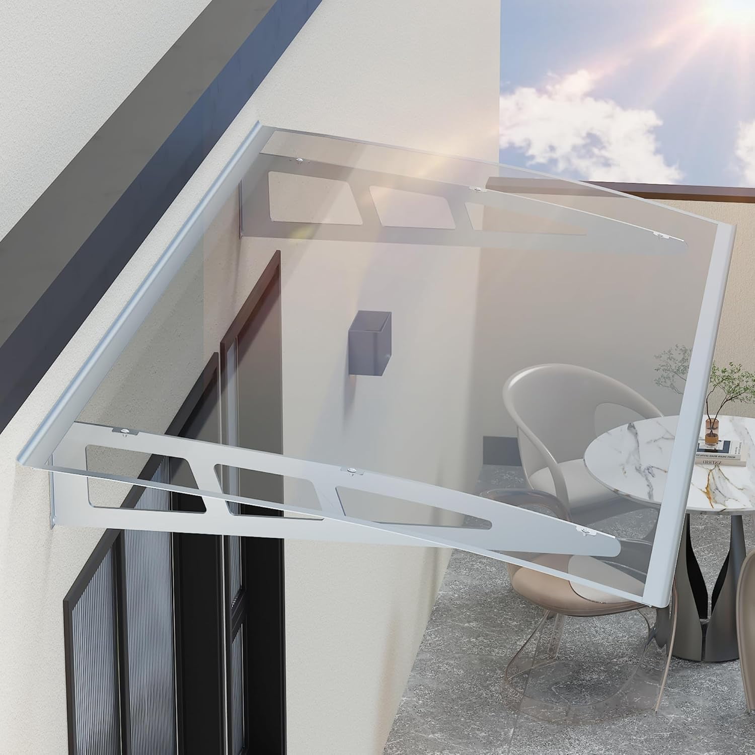 Door Awning Window Canopy,40x48 Inches Awnings for Doors with Sink ...