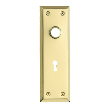 Renovators Supply Door Back Plate 7 1/4" Brass Escutcheon Cover Ornate ...