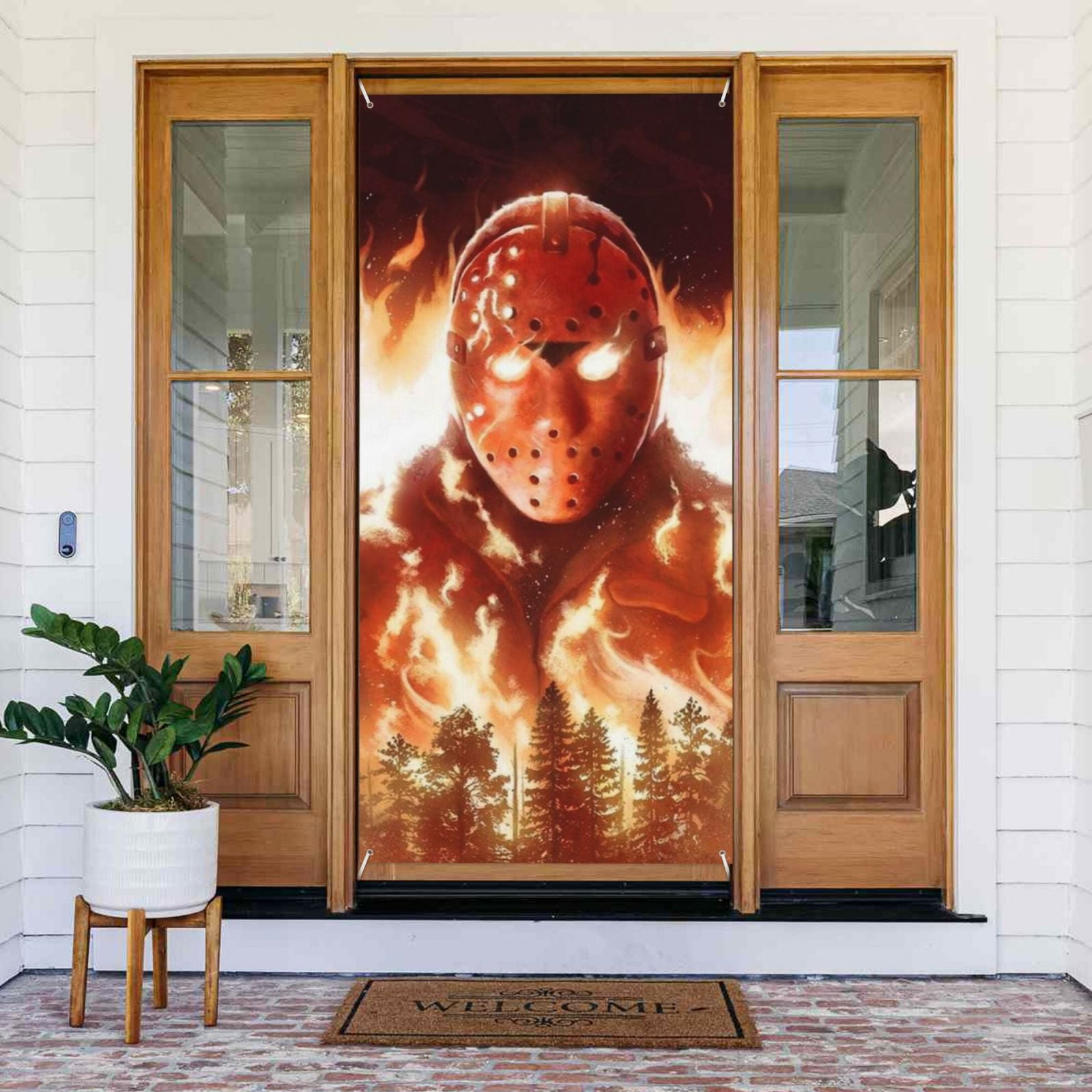 Door Banner Decorations Jason Voorhees Friday the 13th Porch Sign ...