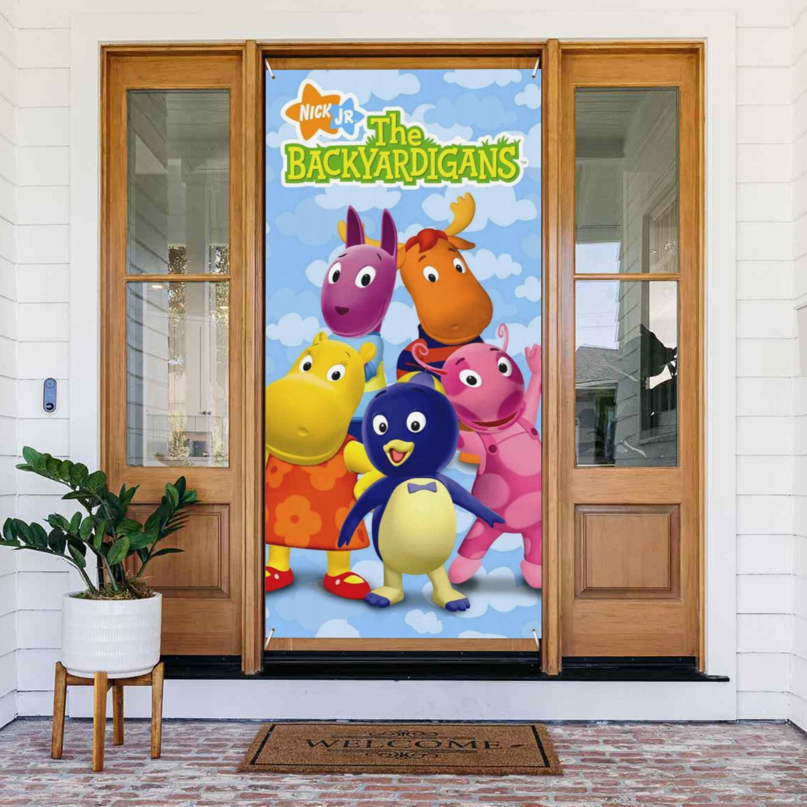 Door Banner Decorations The Backyardigans Porch Sign Banner Indoor ...