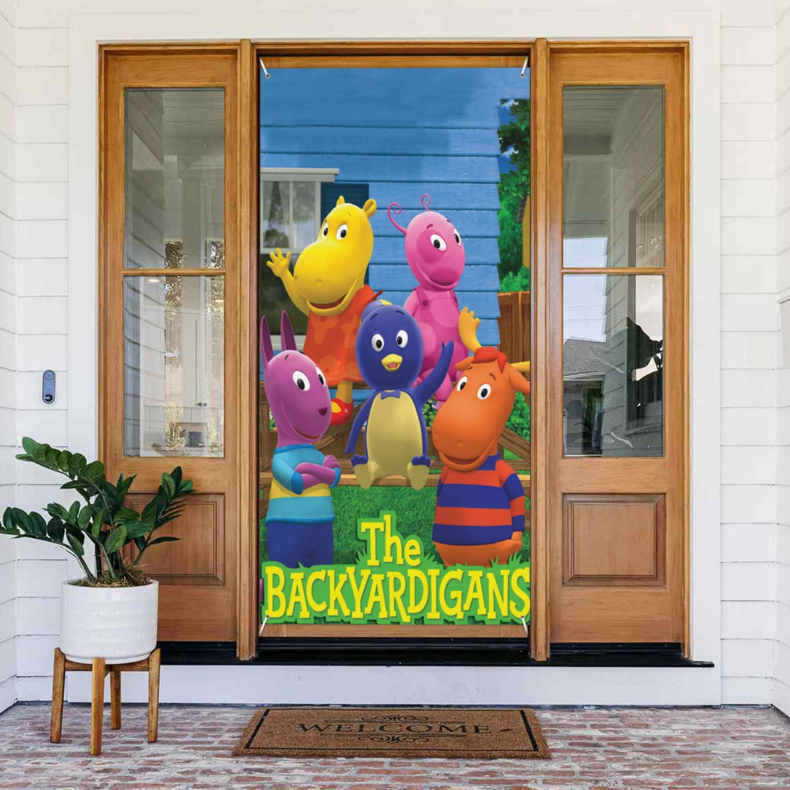 Door Banner Decorations The Backyardigans Porch Sign Banner Indoor ...