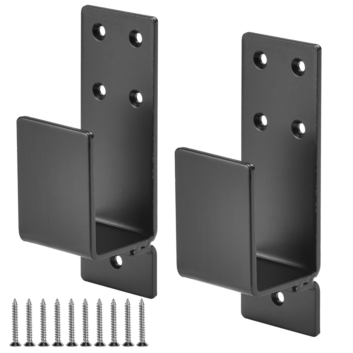 Door Barricade Brackets,Btowin VCF 2PCS Heavy Duty Door Metal Security ...
