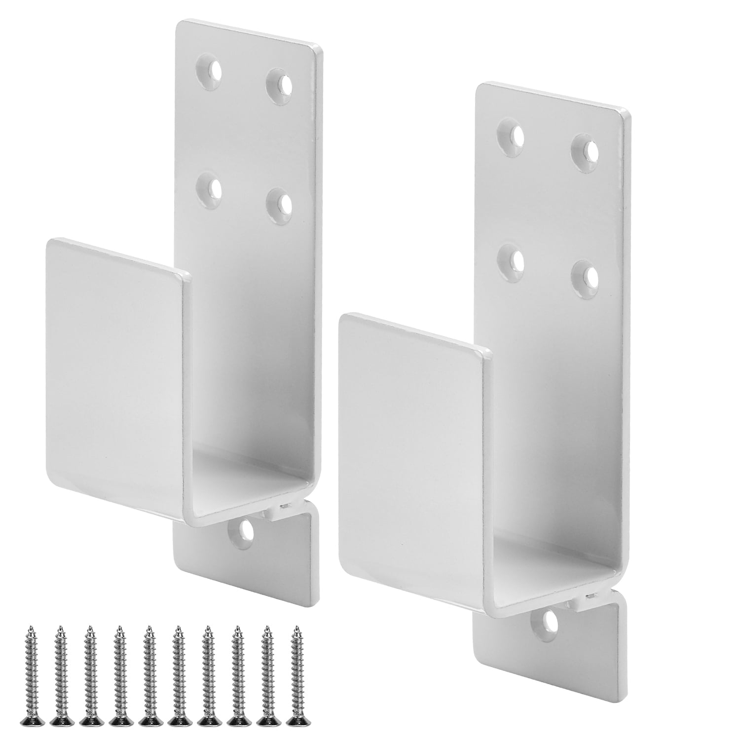 Door Barricade Brackets,Btowin VCF 2PCS Heavy Duty Door Metal Security ...