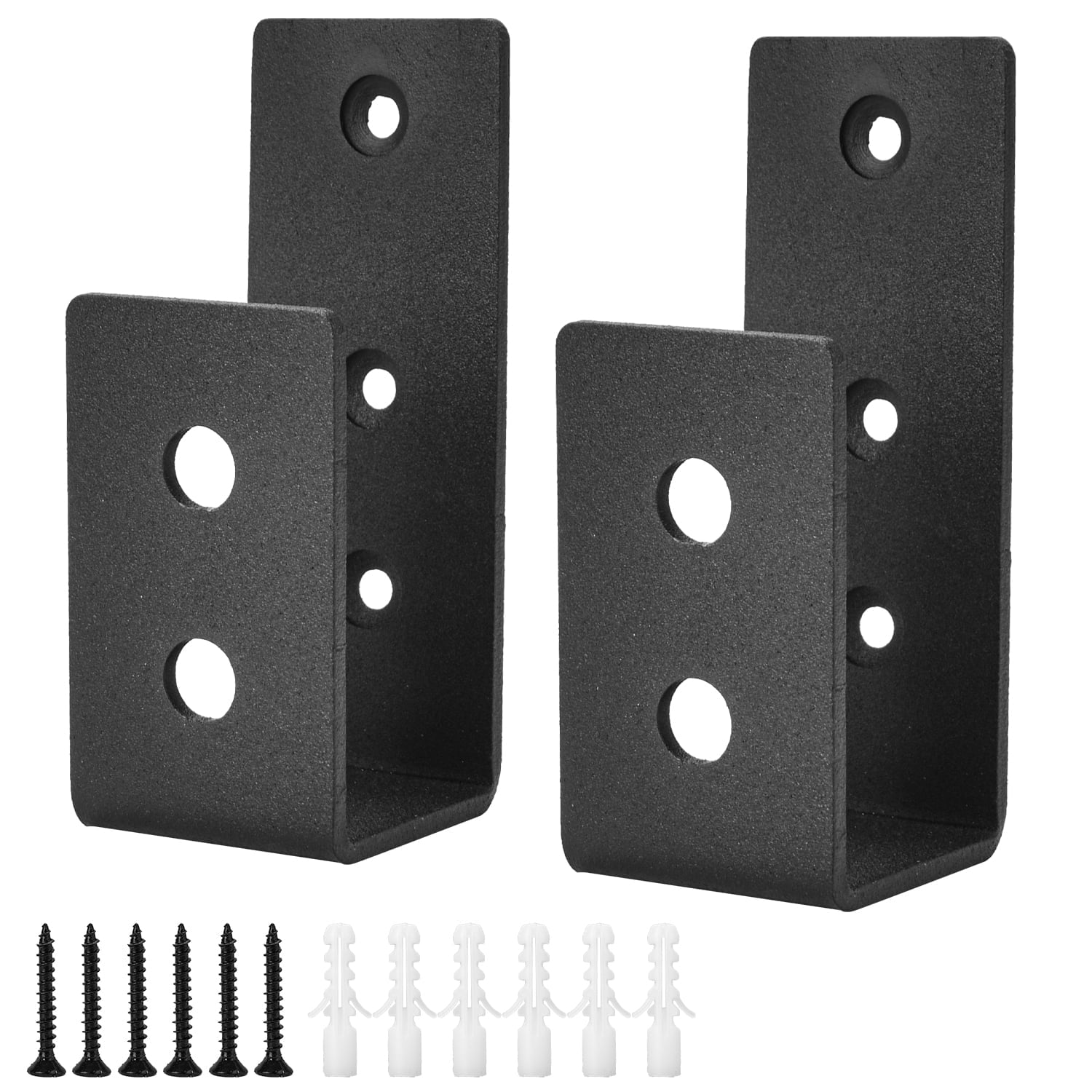 Door Barricade Brackets,Btowin VCF 2PCS Heavy Duty Door Metal Security ...